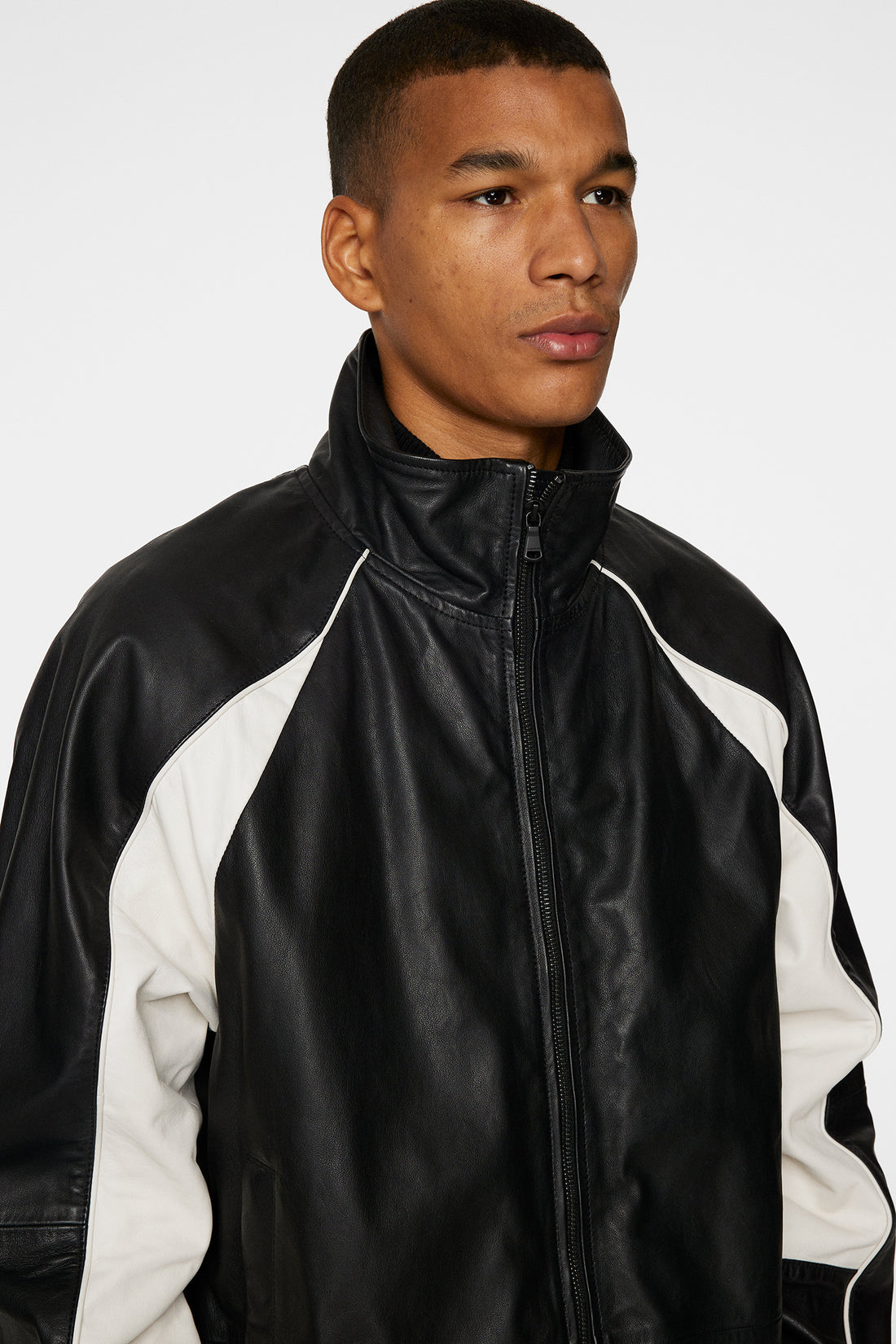 Lex Leather Track Jacket / Black – J.Lindeberg