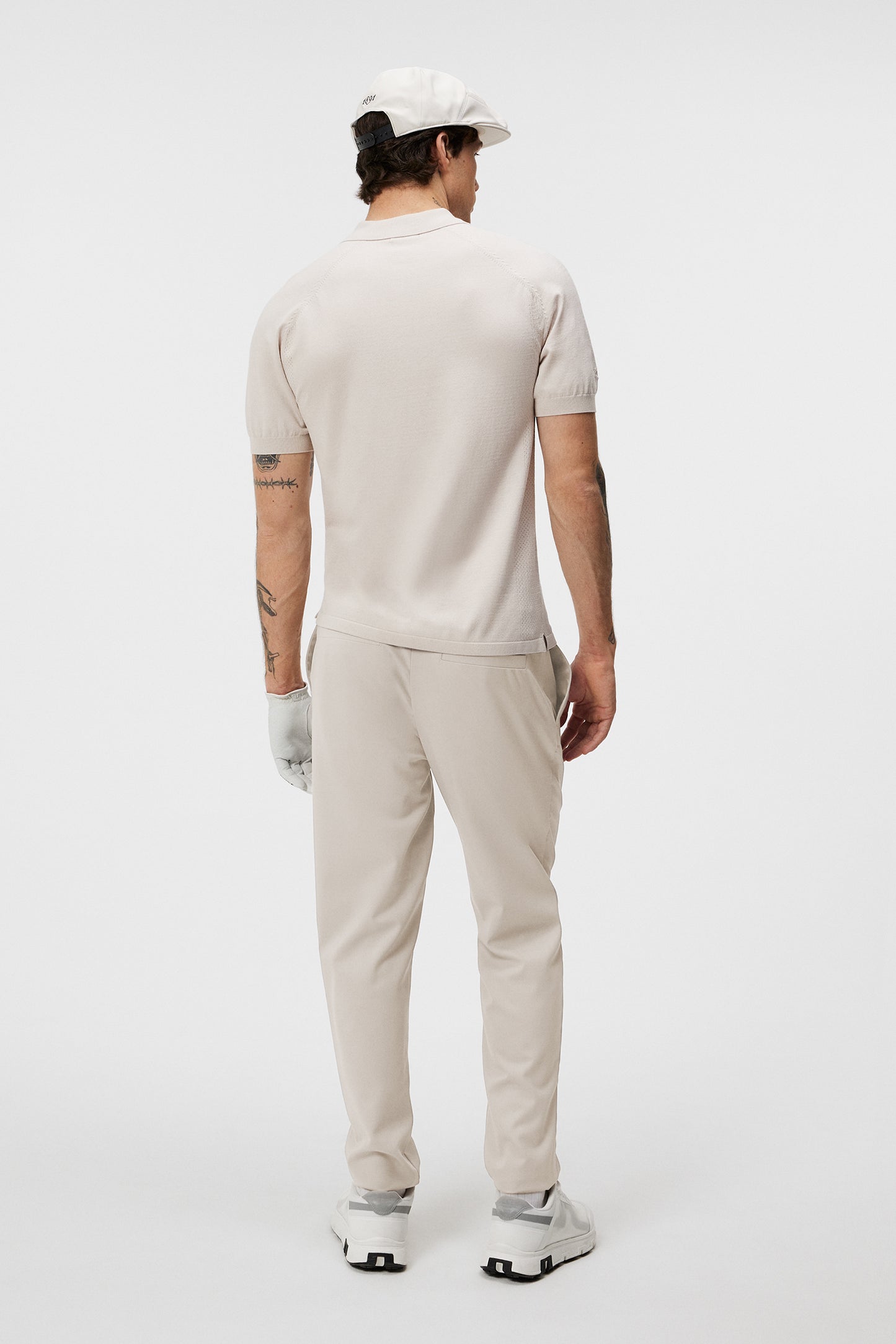 Martin Knit Polo / Moonbeam – J.Lindeberg