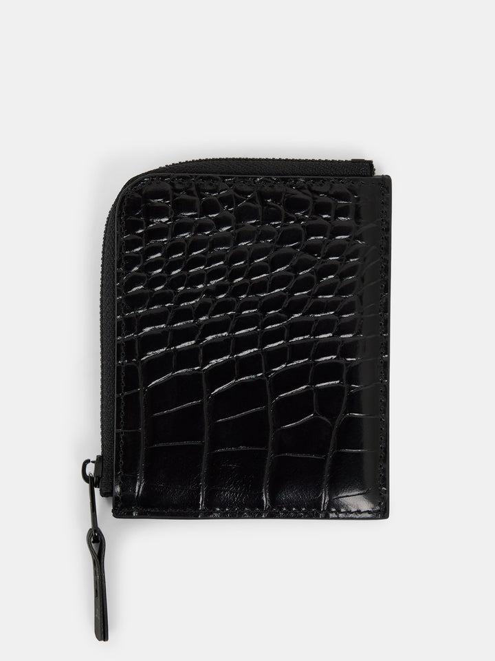Croc Wallet / Black – J.Lindeberg