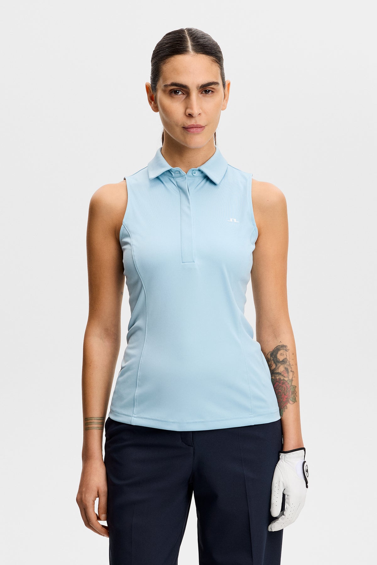 Dena Sleeveless Polo / Forget-Me-Not – J.Lindeberg