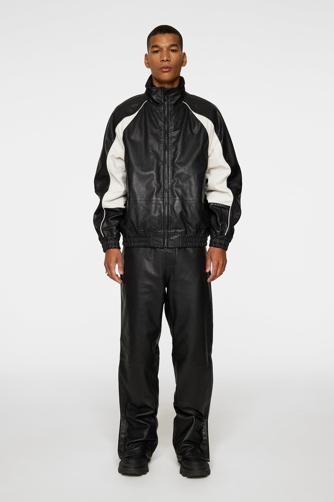 Lex Leather Track Jacket / Black – J.Lindeberg