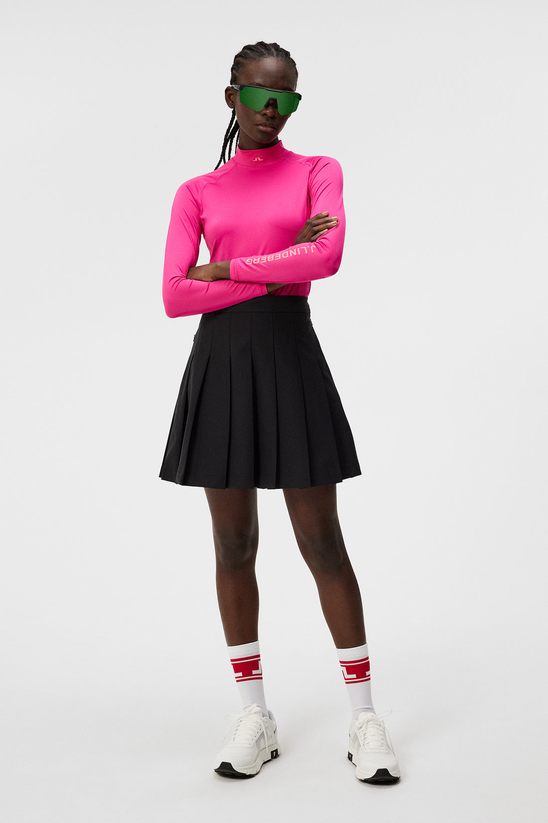 Asa Soft Compression Top / Fuchsia Purple – J.Lindeberg