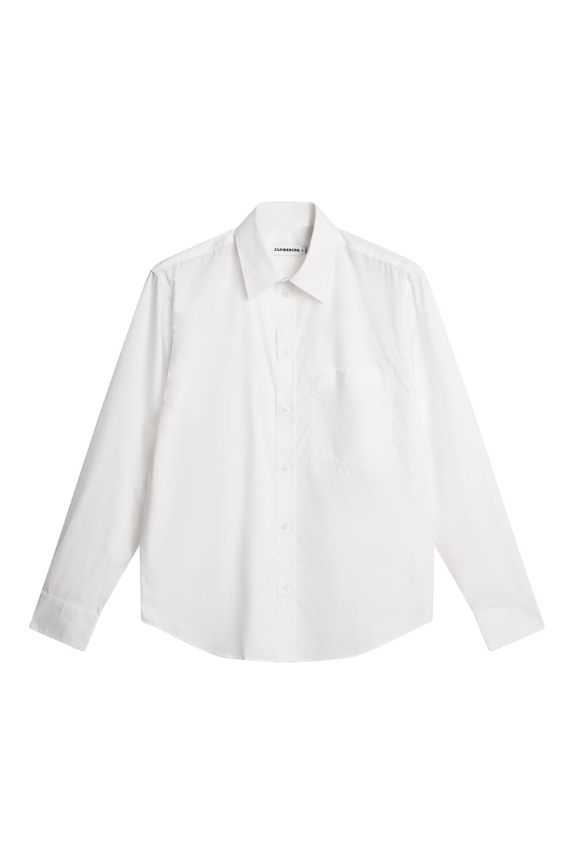 Zachary Cotton Solid Shirt / White – J.Lindeberg