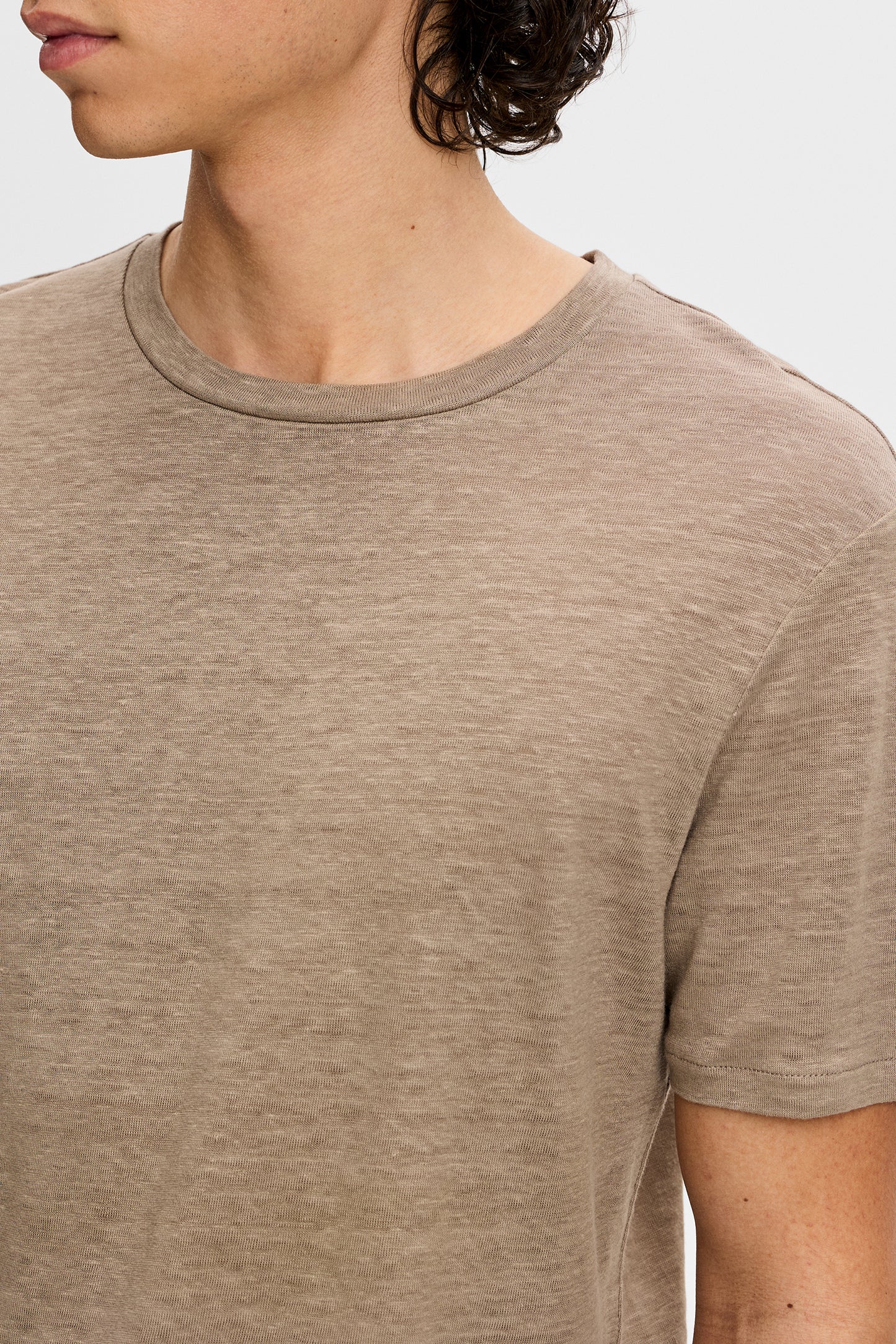 Coma Linen Tee / Brindle – J.Lindeberg