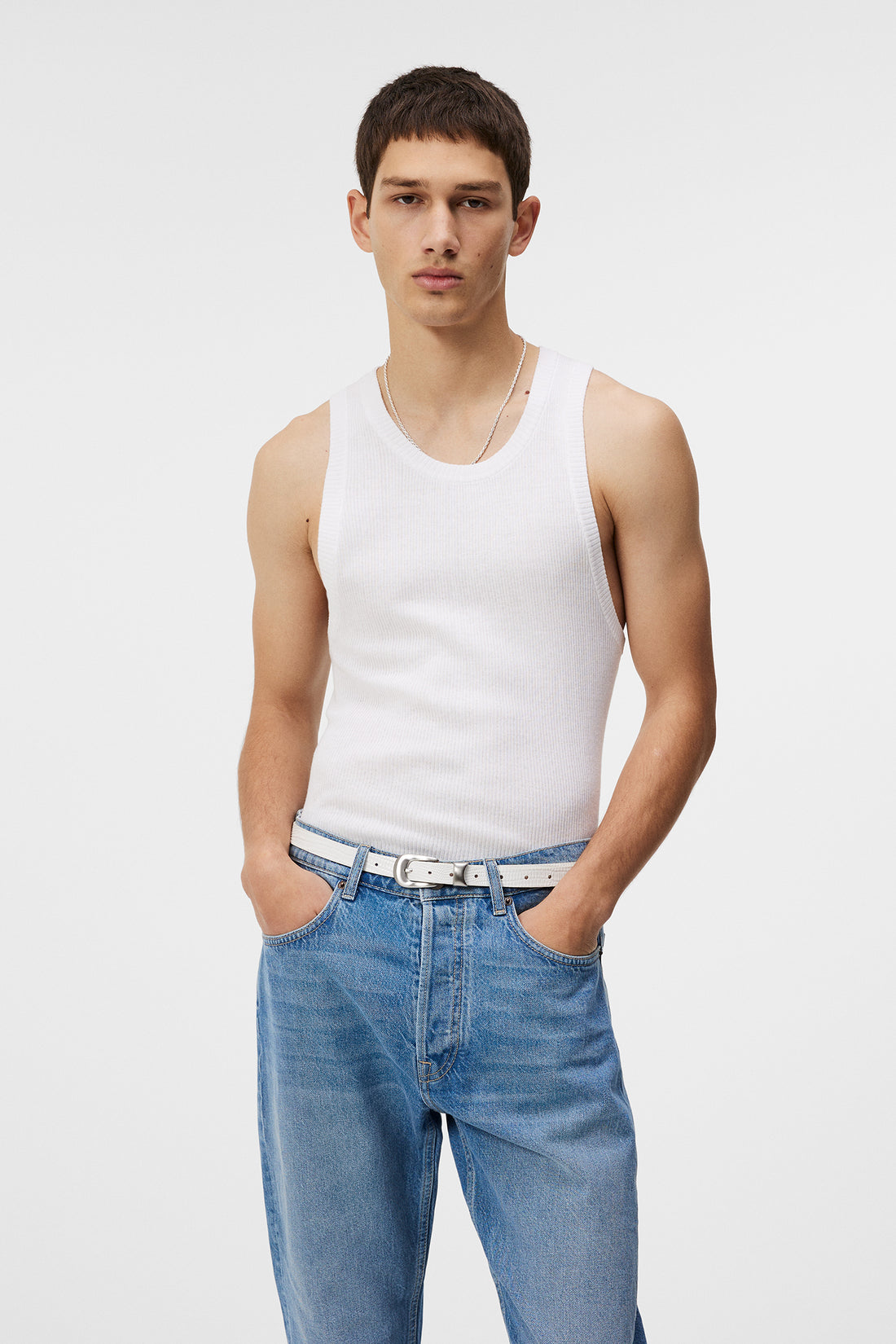 Tom Tank Top / Cloud White – J.Lindeberg