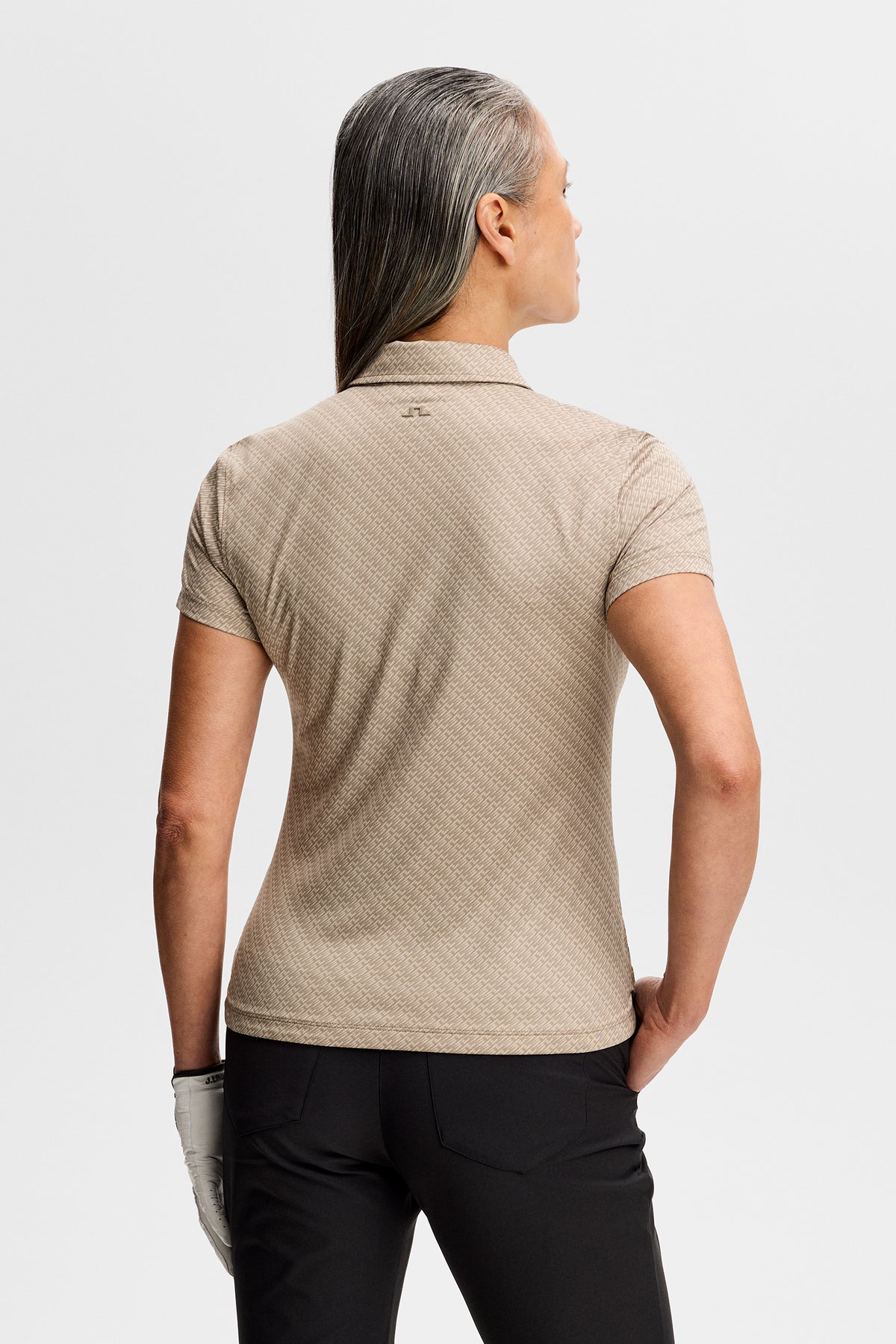 Caitlyn Polo / Flight Bridge Brindle Fossil S – J.Lindeberg