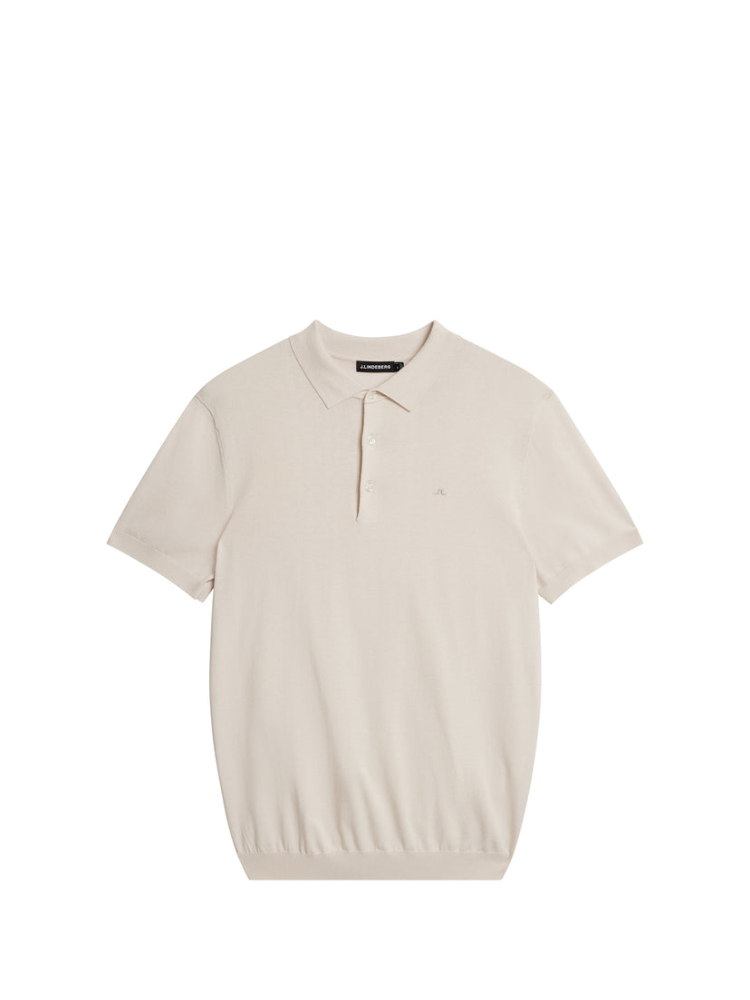 Ridge Rayon Silk Polo / Moonbeam – J.Lindeberg