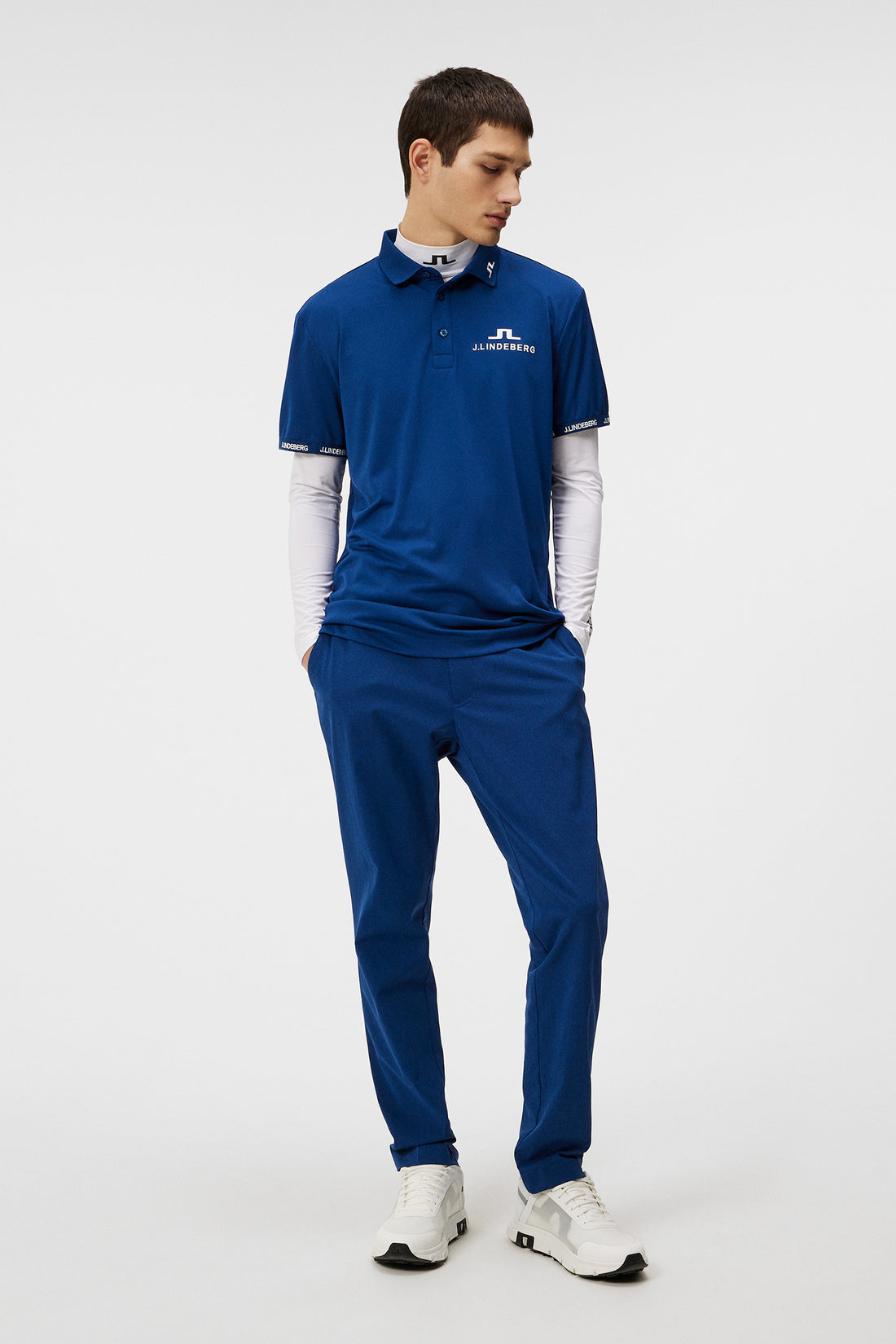 KV Tour Golf Polo / Estate Blue – J.Lindeberg