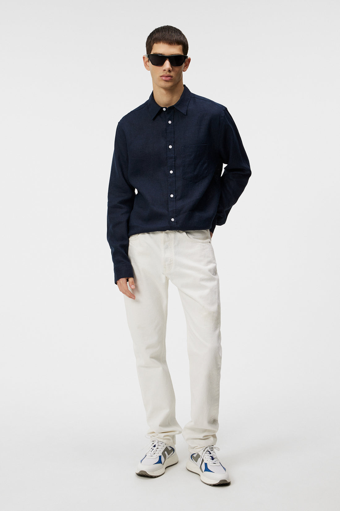 Reg LS Clean Linen Shirt / JL Navy – J.Lindeberg