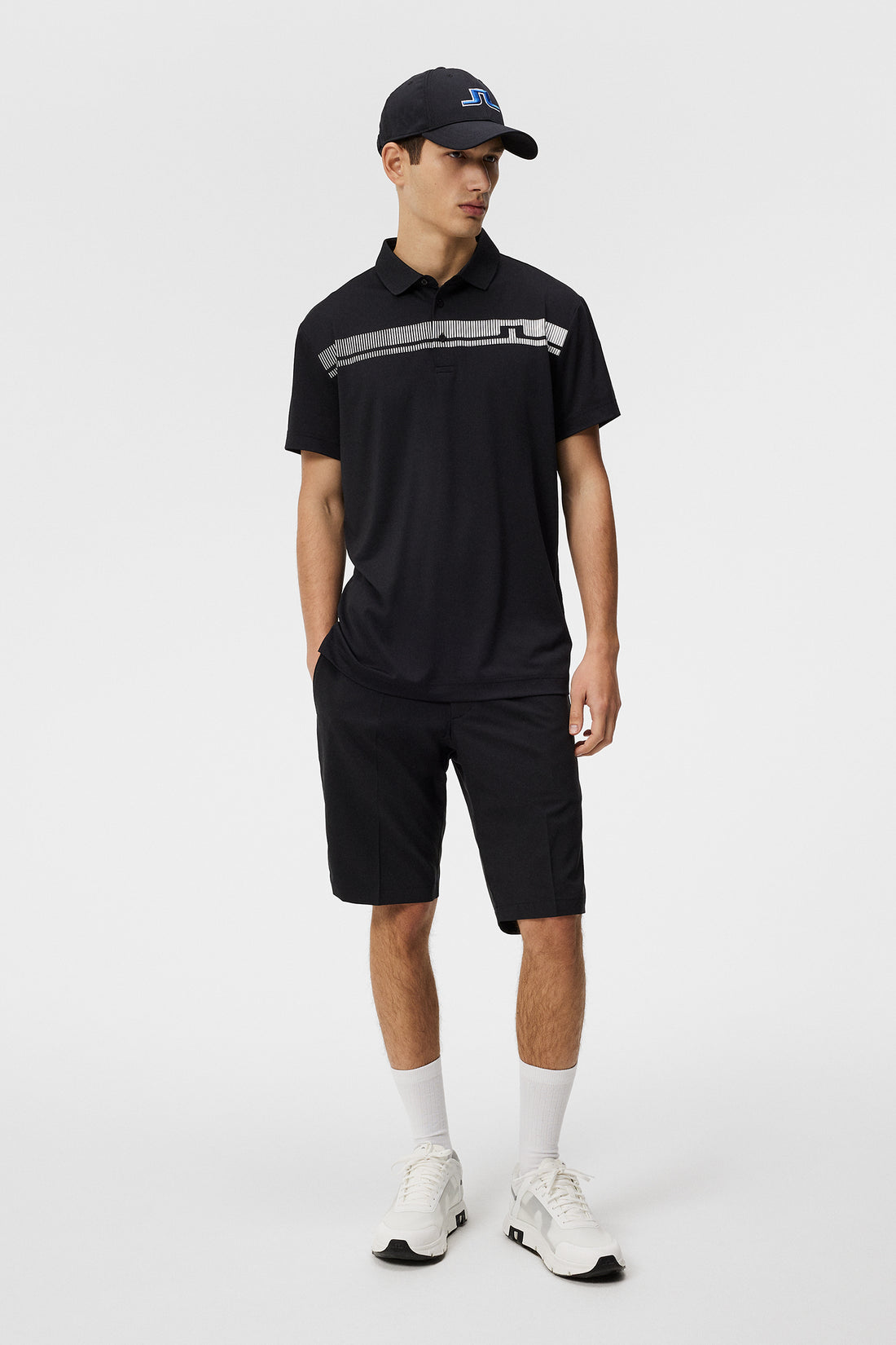 Klas Regular Fit Golf Polo / Black – J.Lindeberg