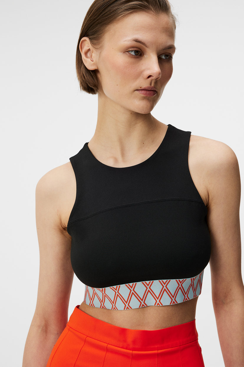 Khadija Top / Black – J.Lindeberg