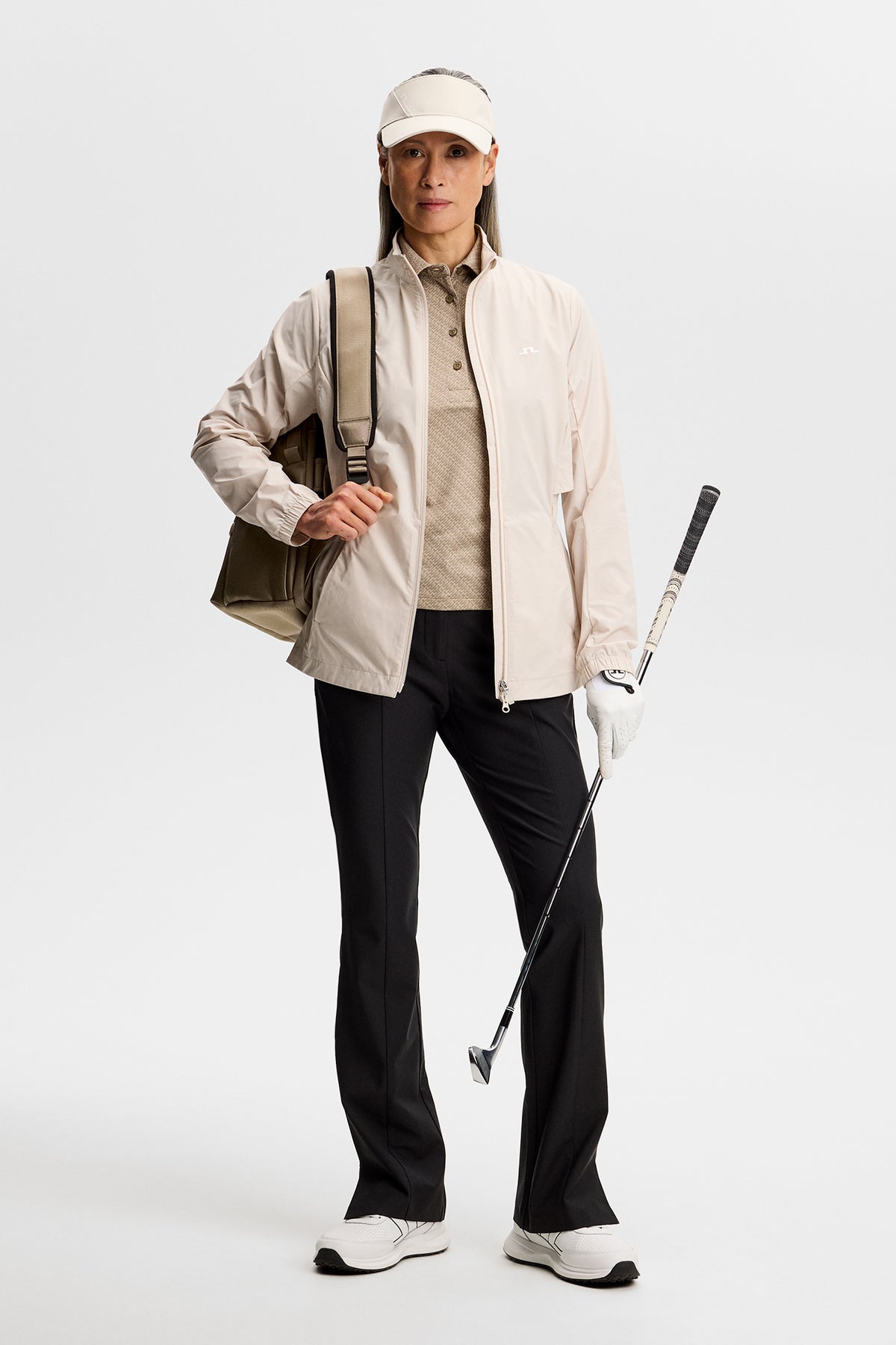 Caitlyn Polo / Flight Bridge Brindle Fossil S – J.Lindeberg