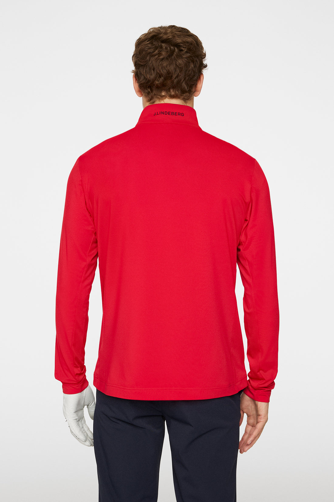 Luke Quarter Zip Mid Layer / Barbados Cherry – J.Lindeberg