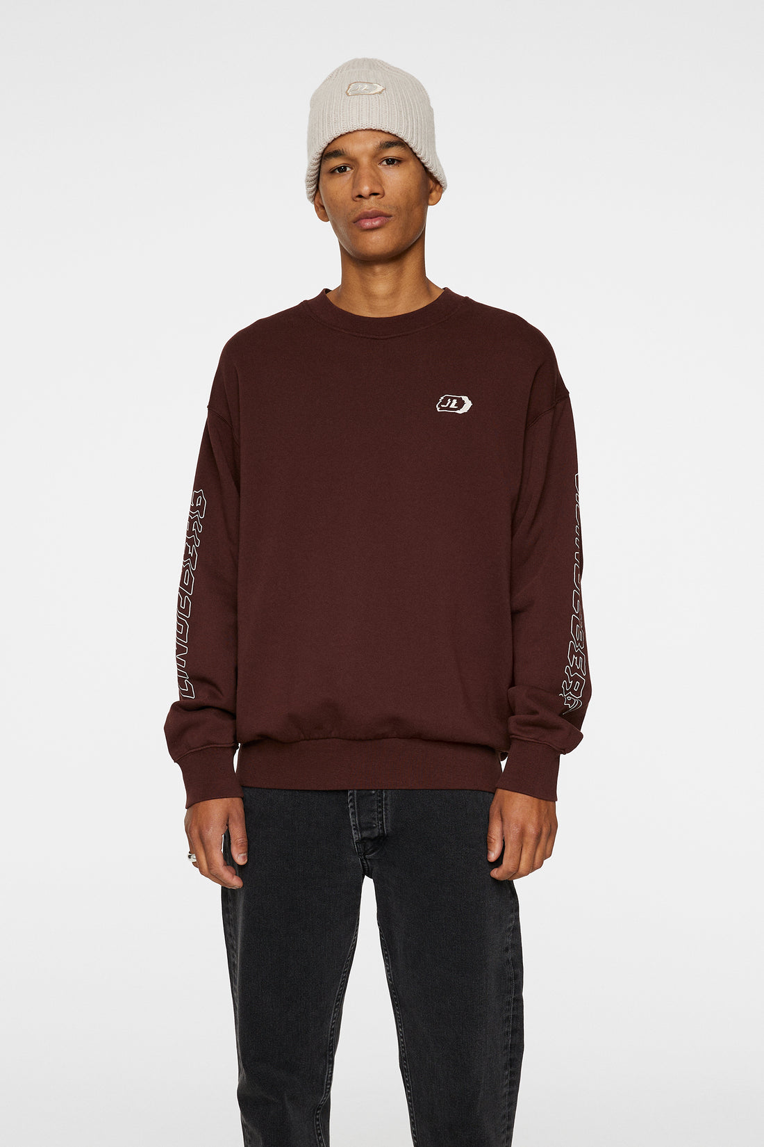 Kyzer Crew Neck / Bitter Chocolate – J.Lindeberg