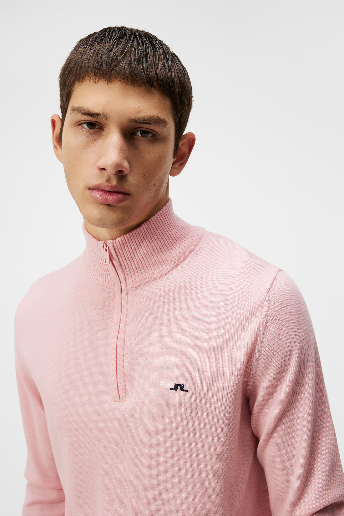 Kian Zipped Sweater / Powder Pink – J.Lindeberg