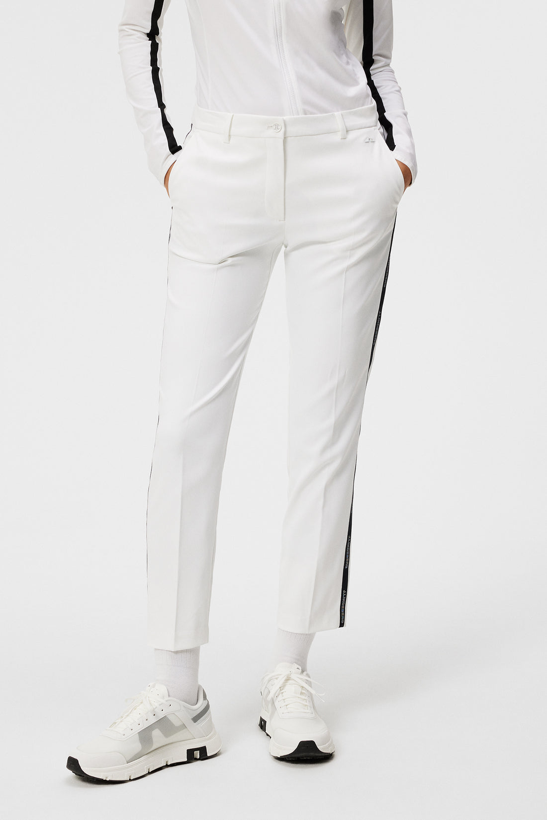 Meghan Side Stripe Pant / White – J.Lindeberg