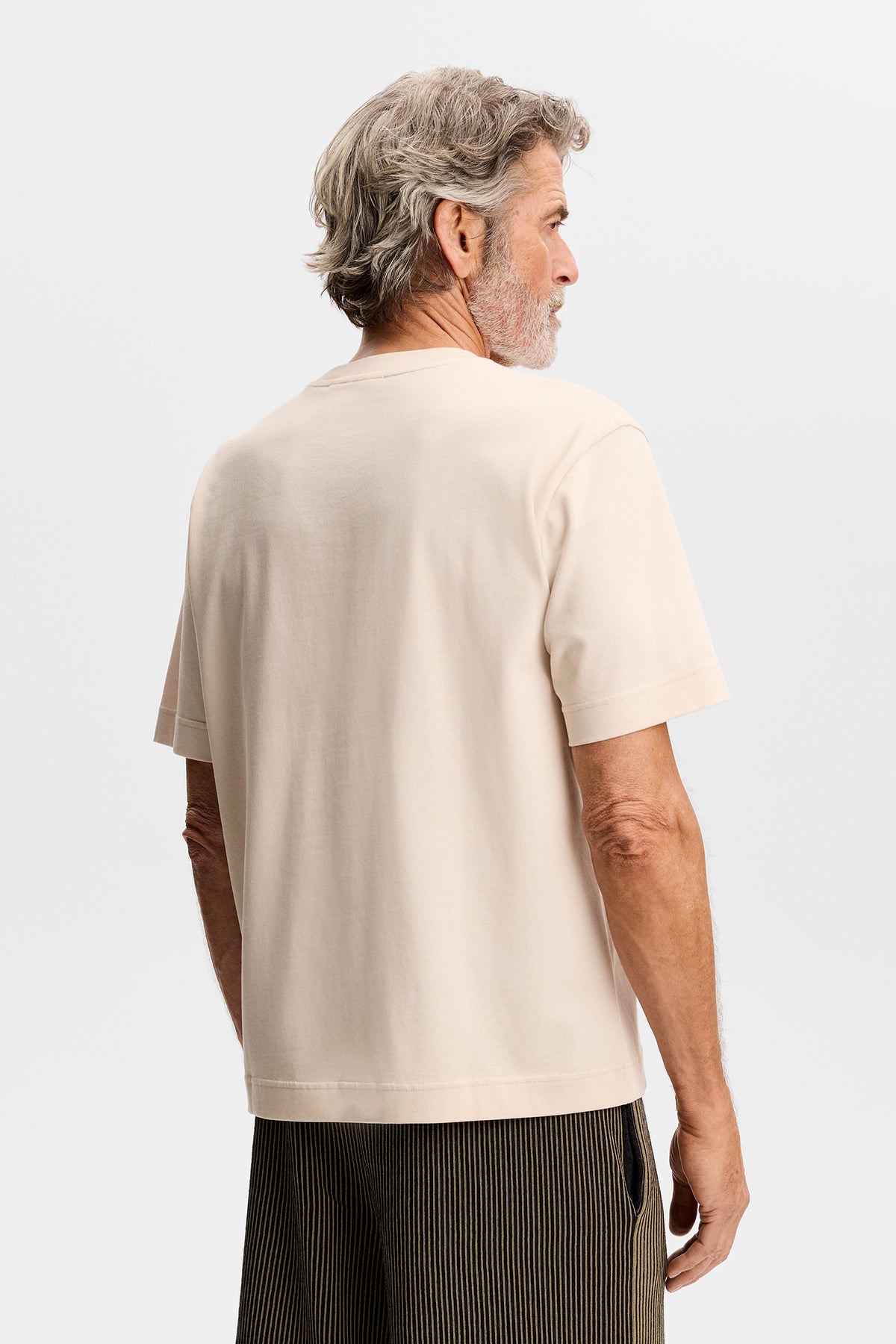 Hale Heavy Logo T-shirt / Moonbeam – J.Lindeberg