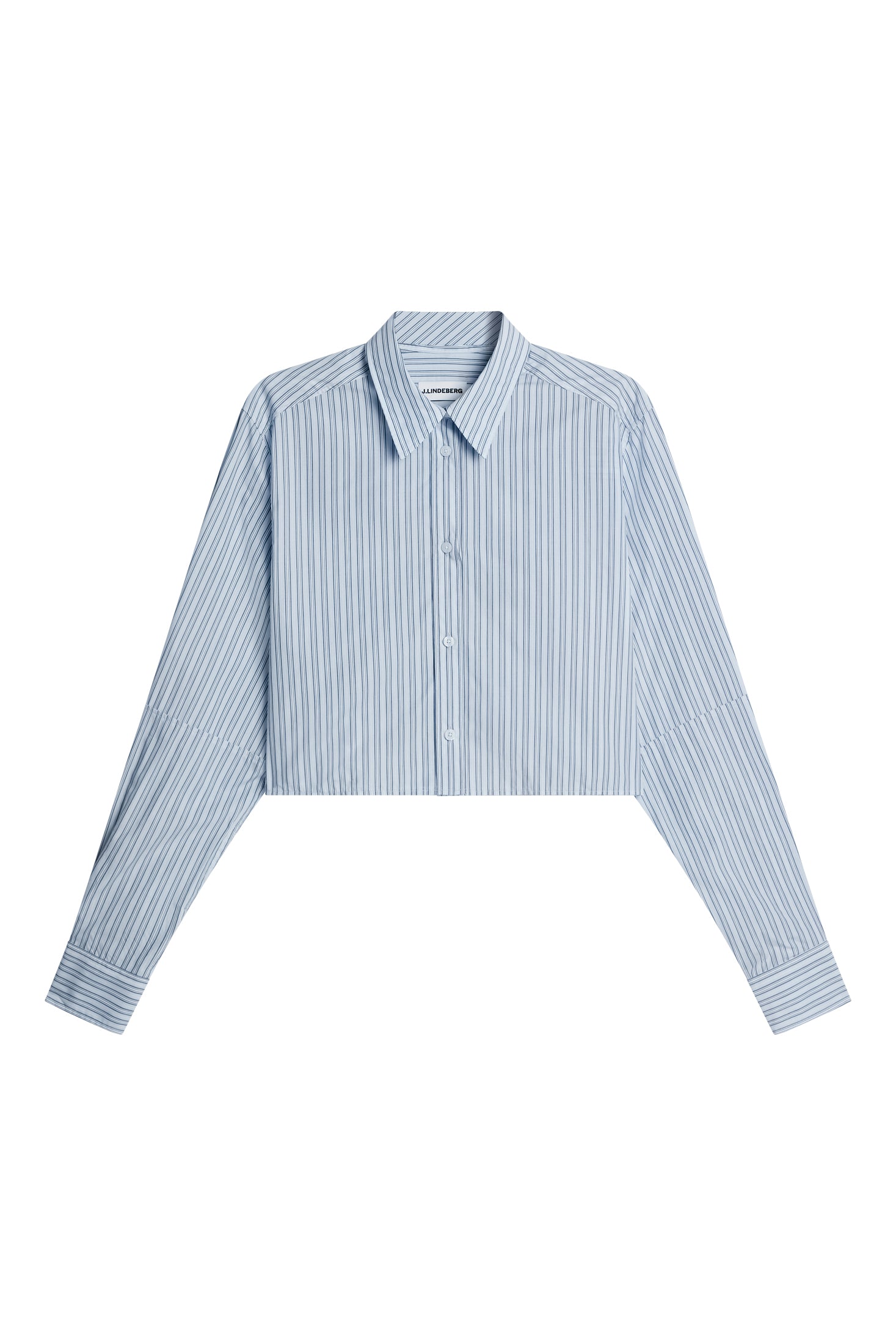 Jelina Cotton Stripe Shirt / Forget-Me-Not – J.Lindeberg