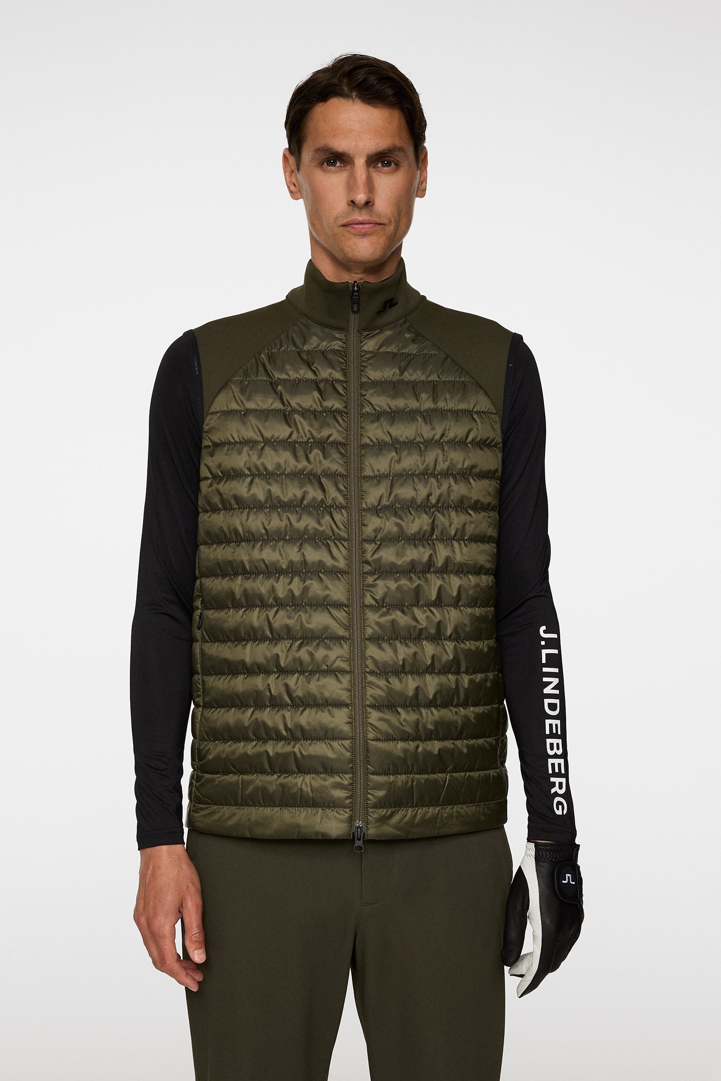 Hayden Quilt Hybrid Vest / Forest Green – J.Lindeberg EU