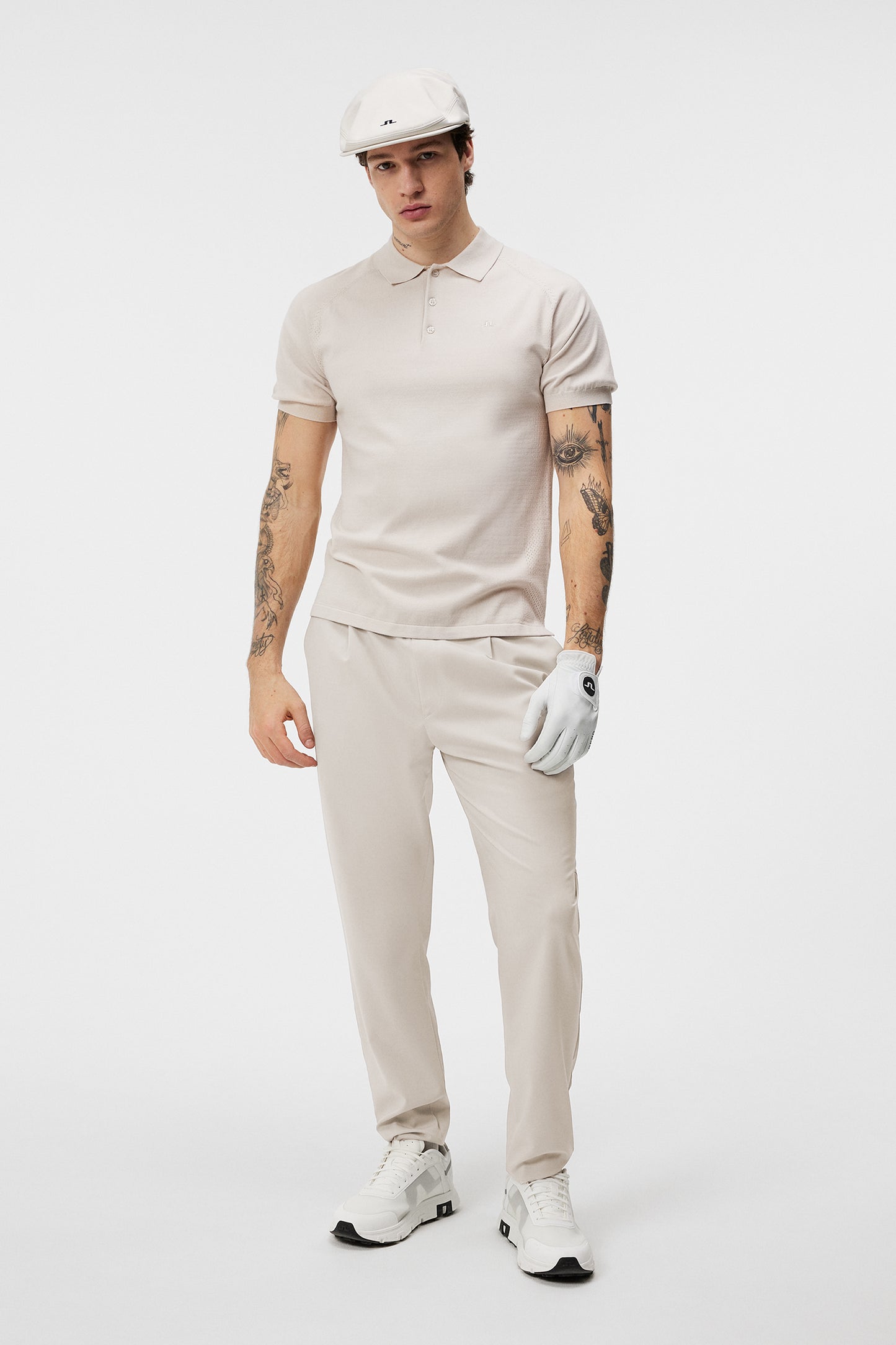 Martin Knit Polo / Moonbeam – J.Lindeberg