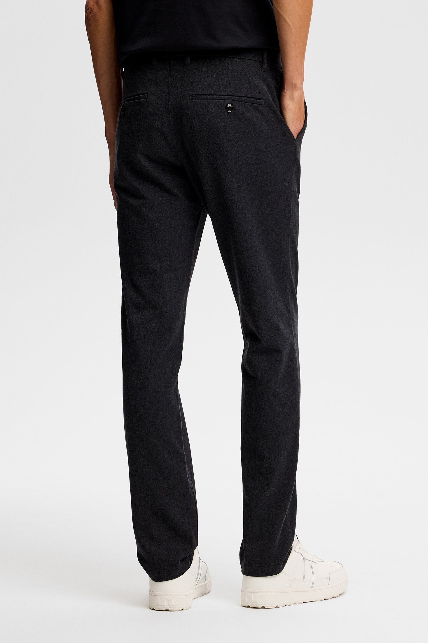 Ched Flannel Twill Pants / Dark Grey Melange – J.Lindeberg EU