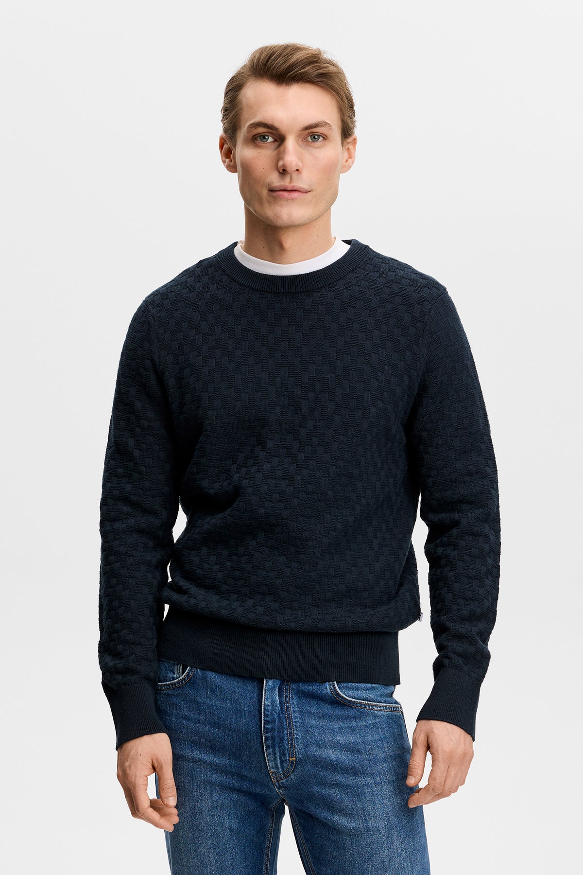 Arthur Knit Org Cotton / JL Navy – J.Lindeberg