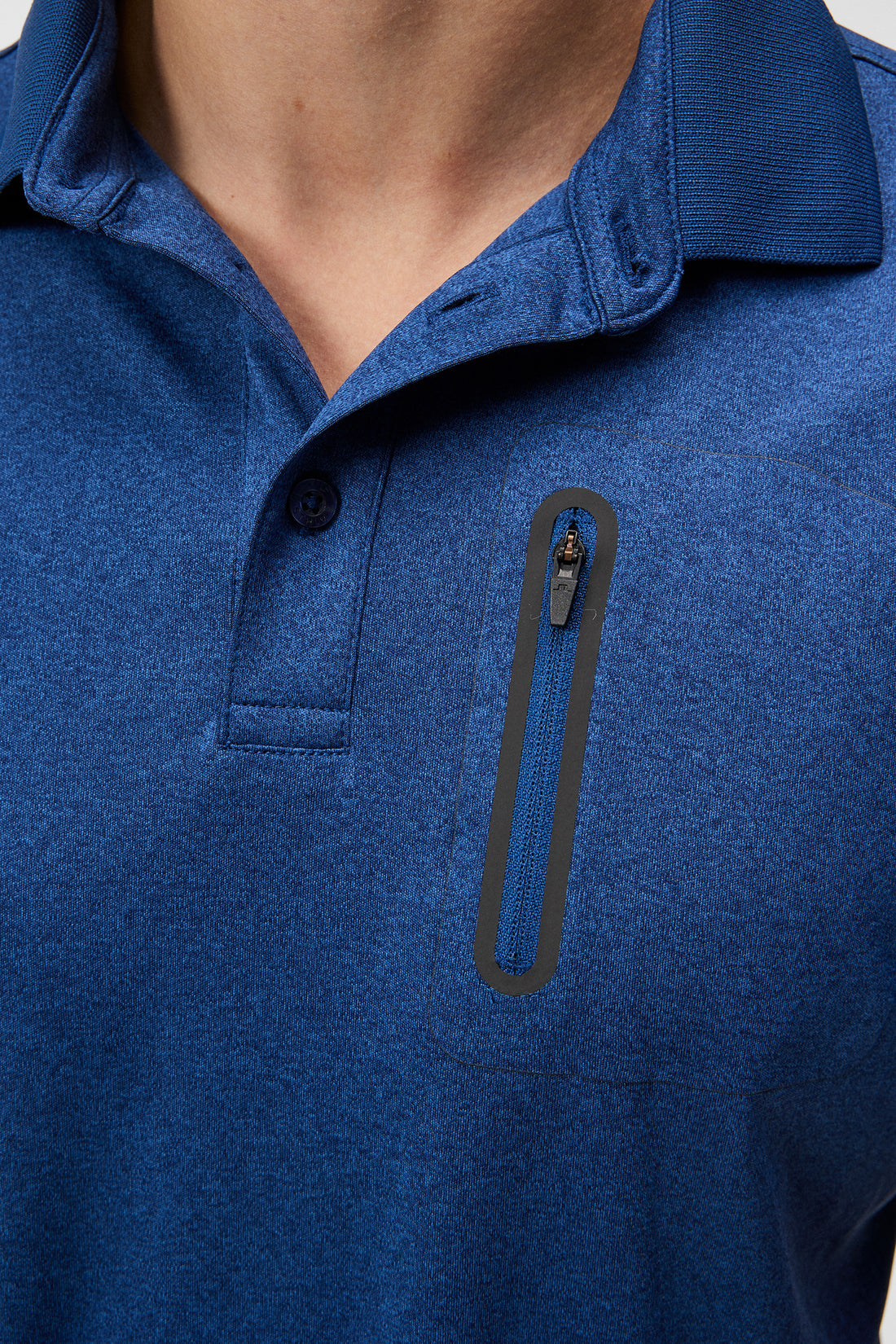 Max Regular Fit Polo / Estate Blue Melange – J.Lindeberg