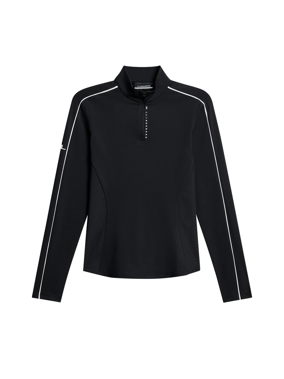 Adiola Quarter Zip Mid Layer / Black – J.Lindeberg
