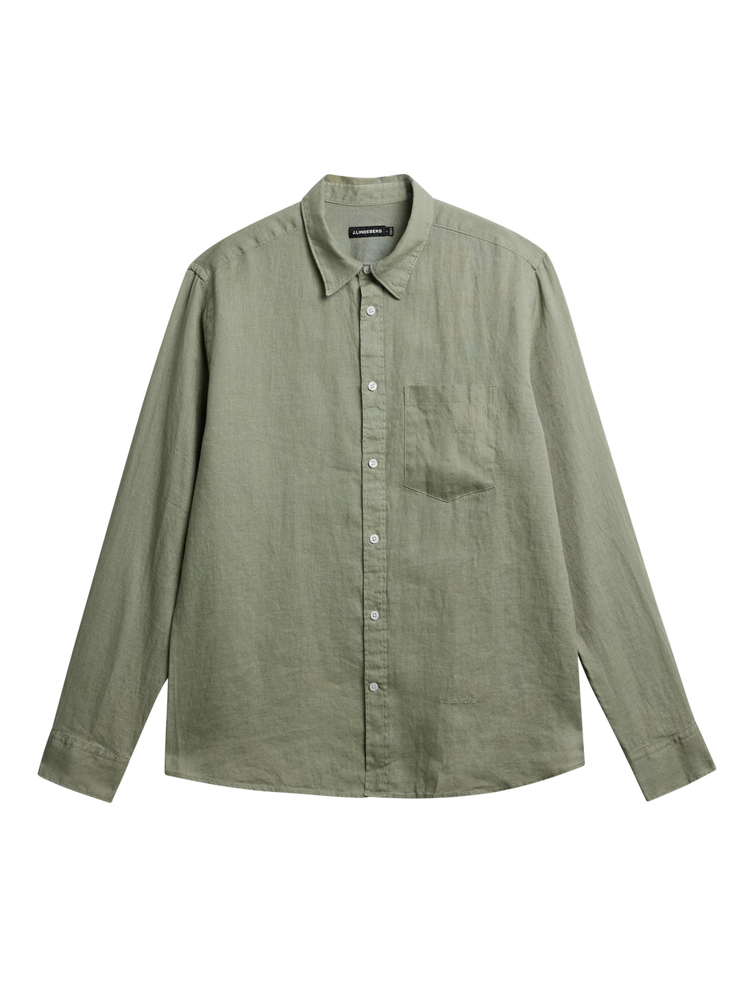 Reg LS Clean Linen Shirt / Oil Green – J.Lindeberg