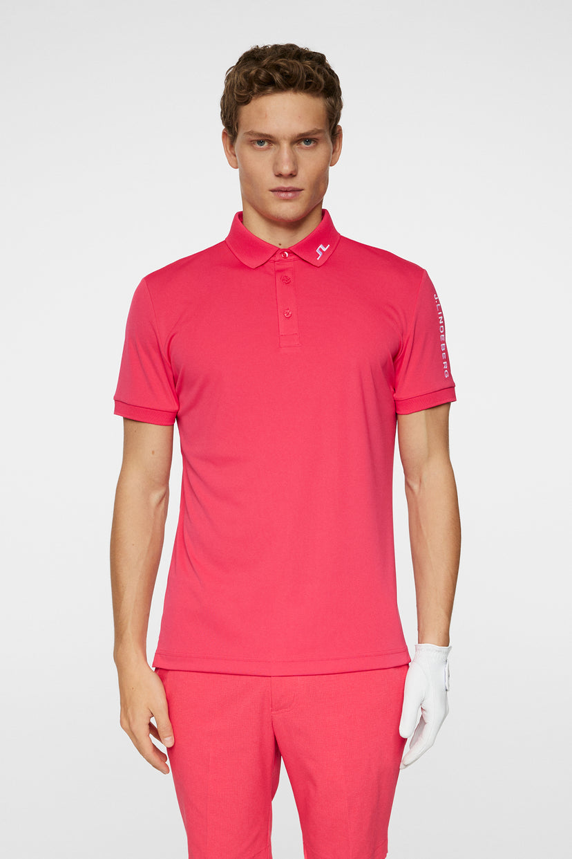 Tour Tech Slim Fit Polo / Azalea – J.Lindeberg