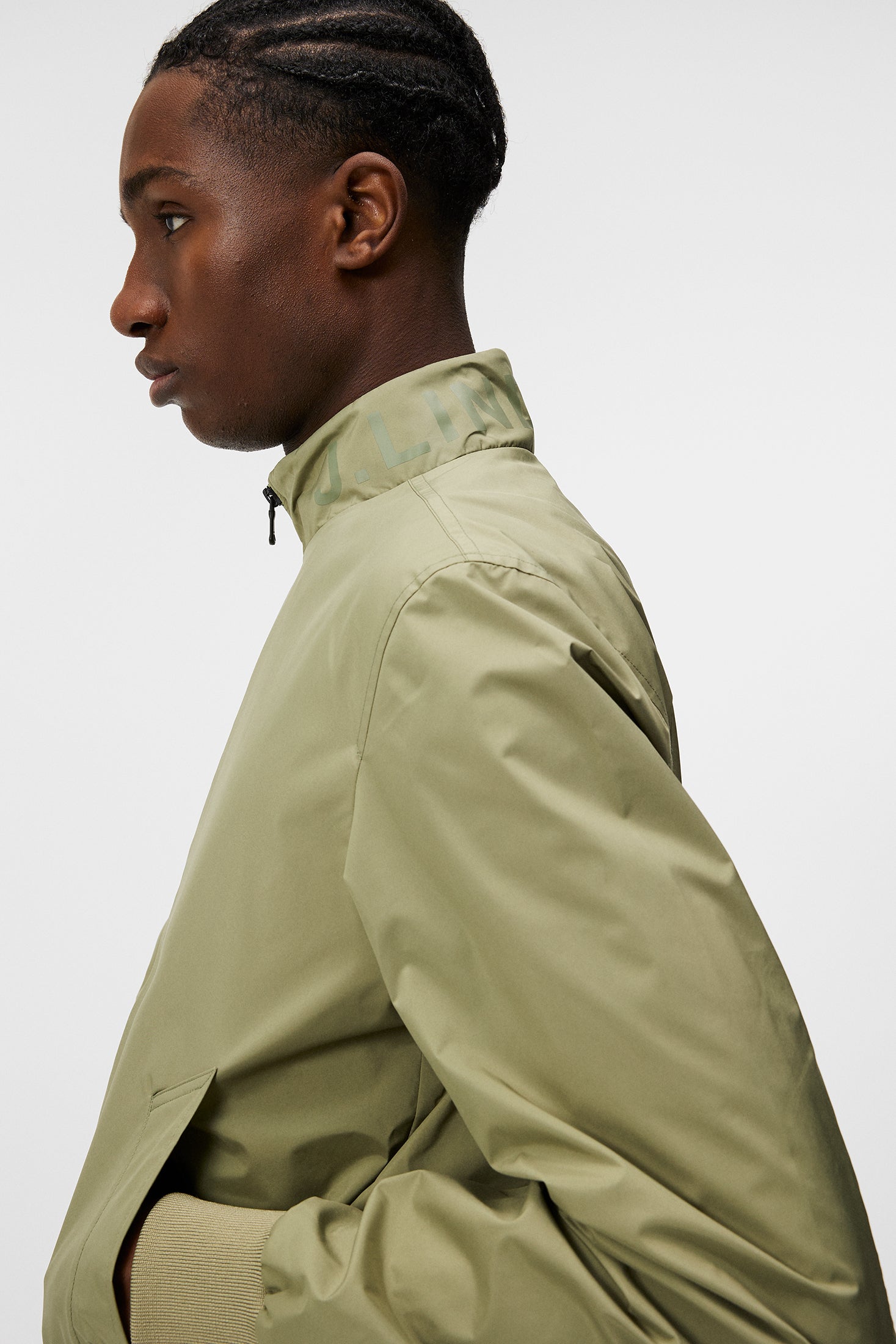 Kevin 2-Layer Bomber / Oil Green – J.Lindeberg