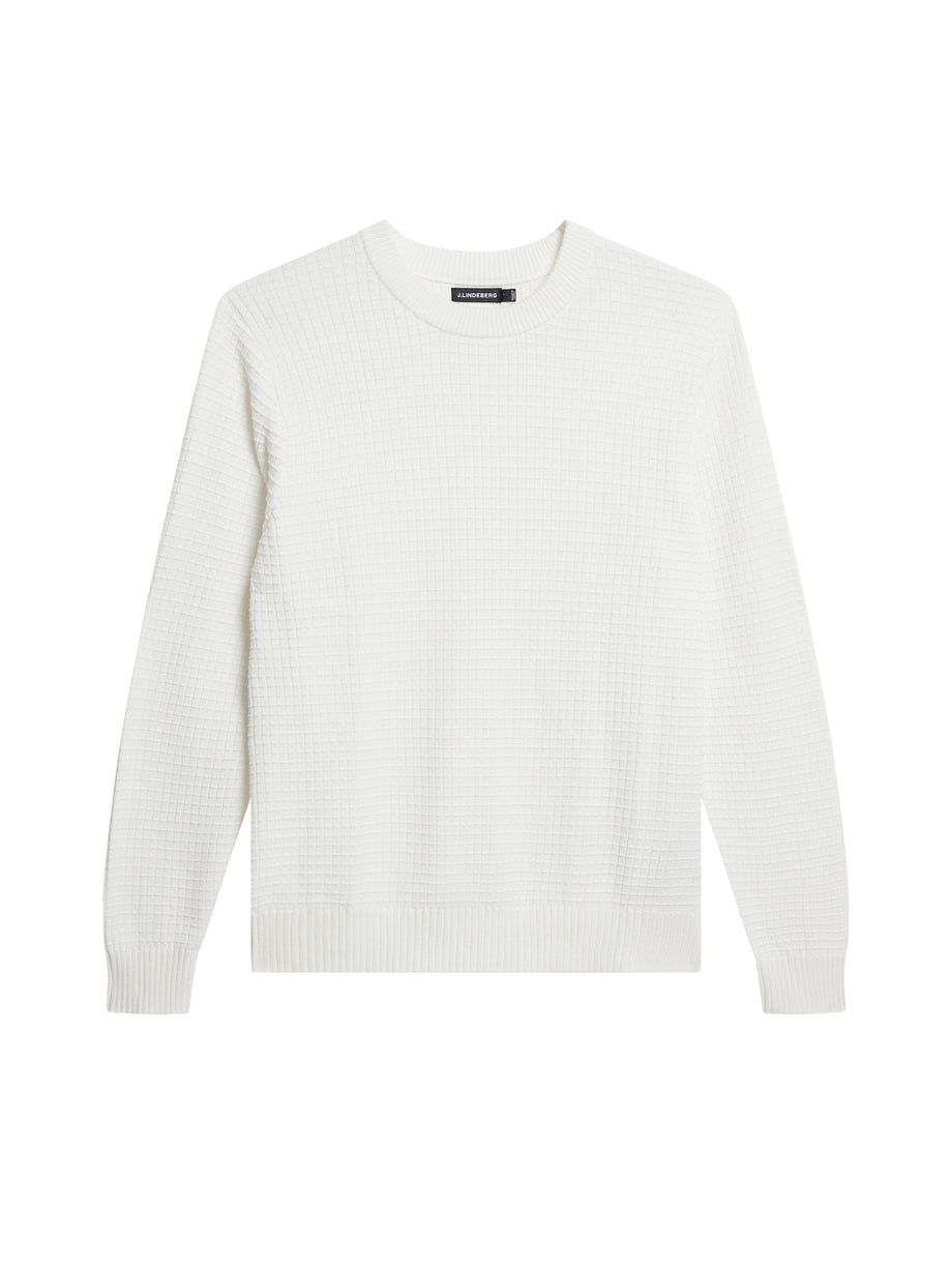 Archer Structure Sweater / Cloud White – J.Lindeberg