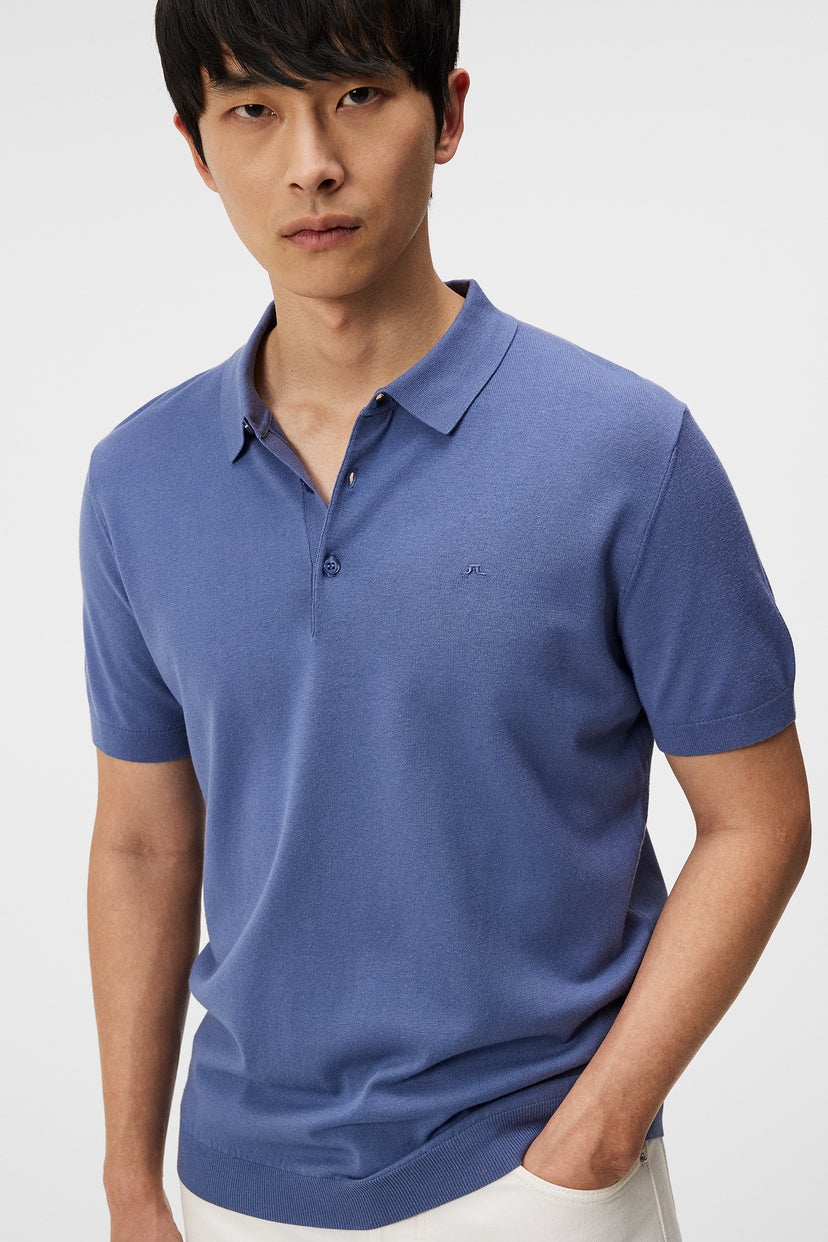 Ridge Rayon Silk Polo / Bijou Blue – J.Lindeberg