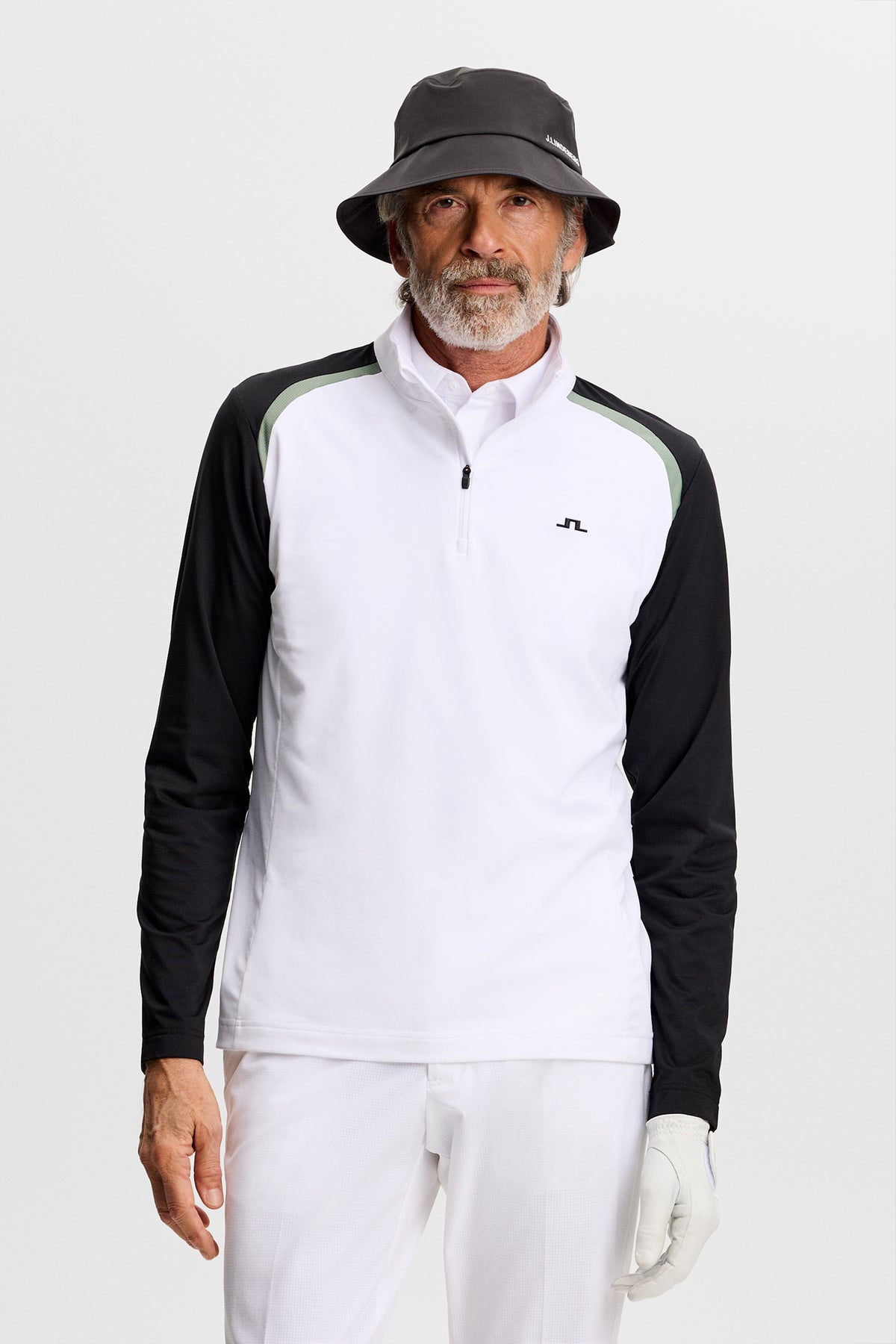 Blake Zip Mid Layer / White – J.Lindeberg