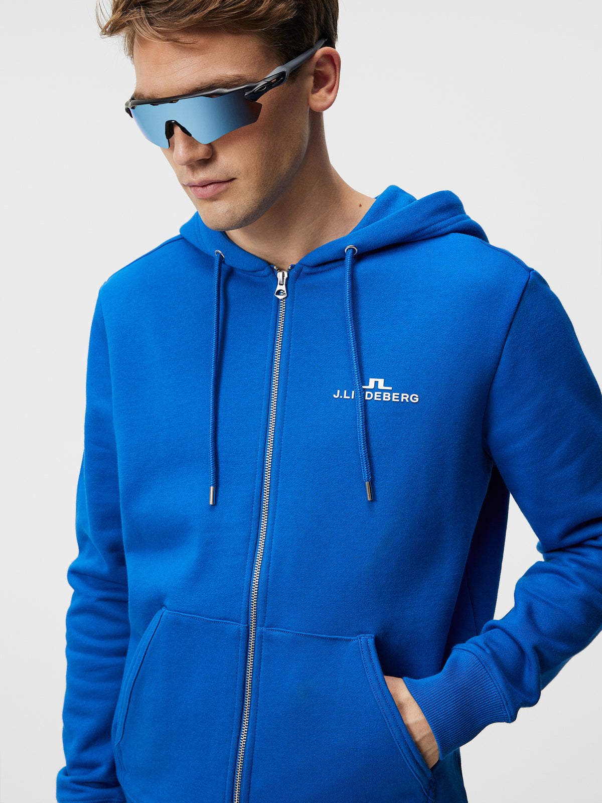 Alpha Zip Hood / Lapis Blue – J.Lindeberg