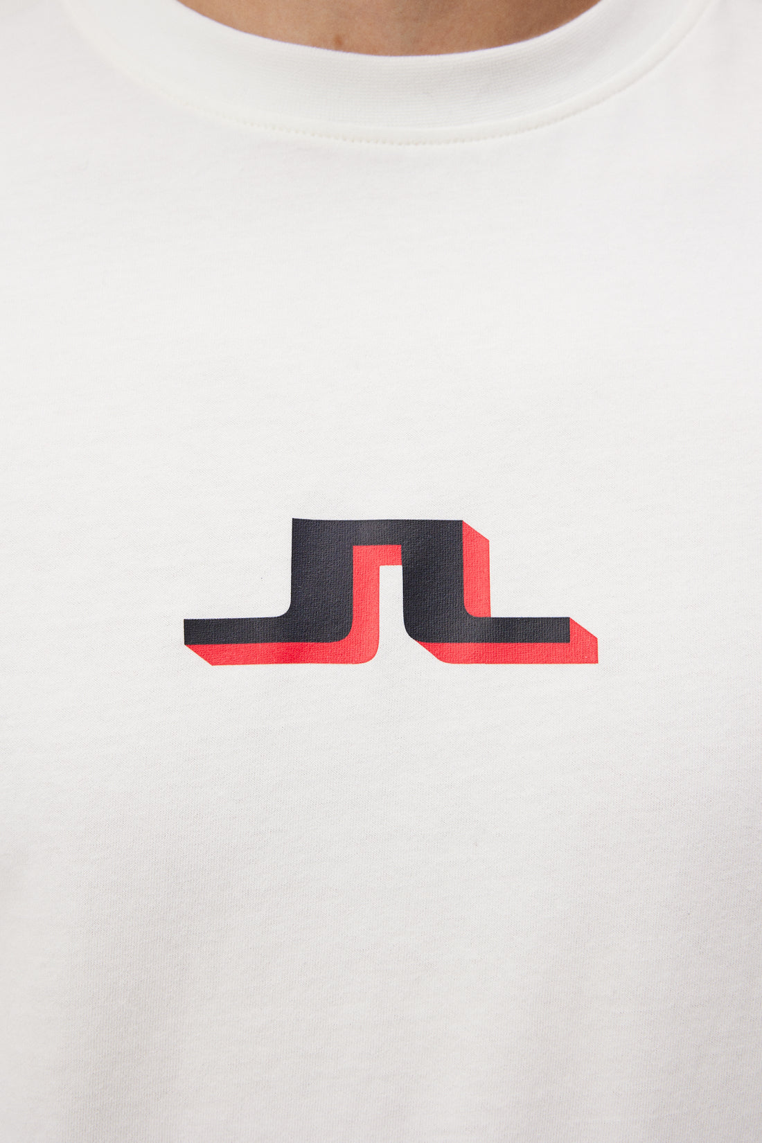 Darcy Logo Tee / Cloud White – J.Lindeberg