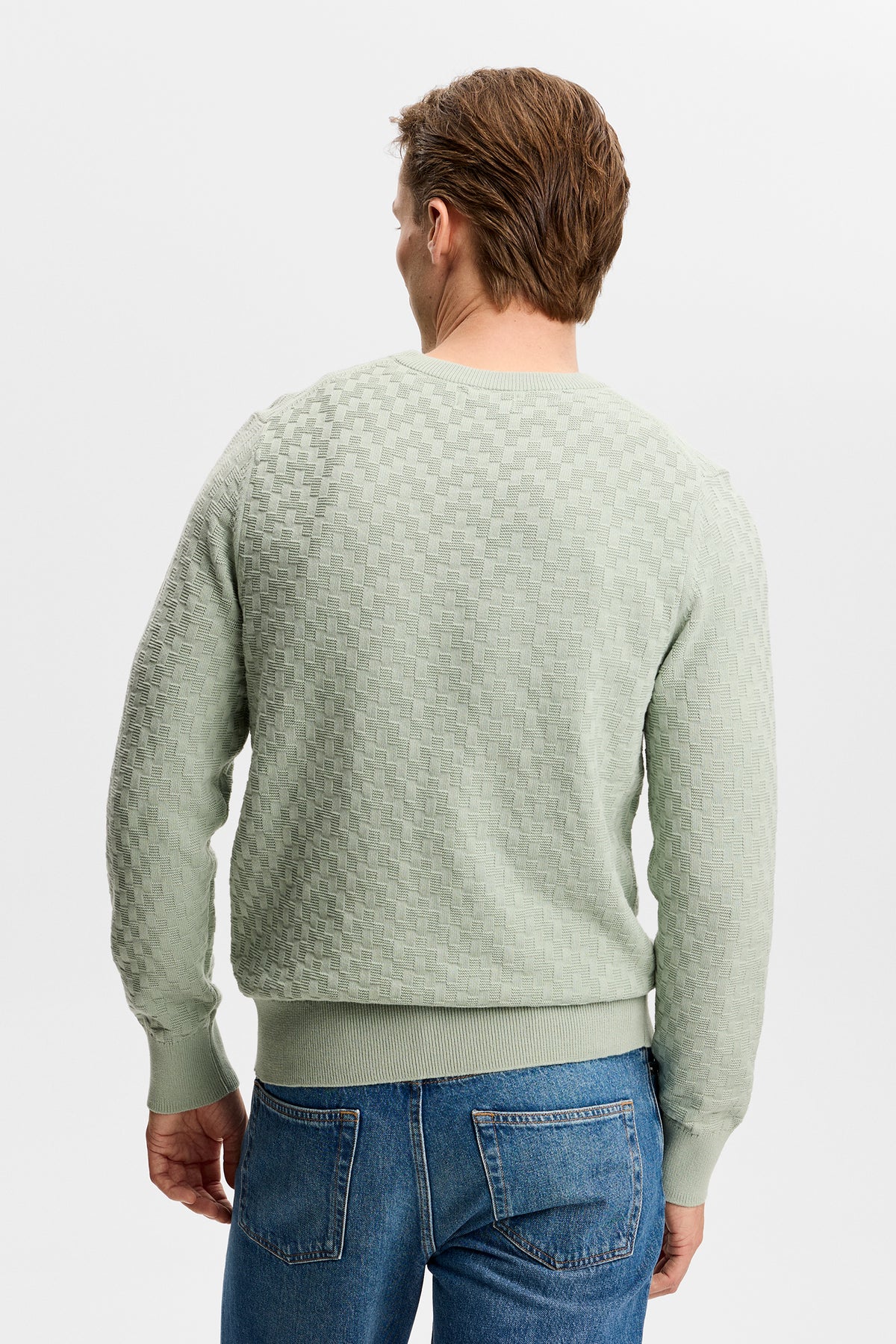 Arthur Knit Org Cotton / Jadeite – J.Lindeberg