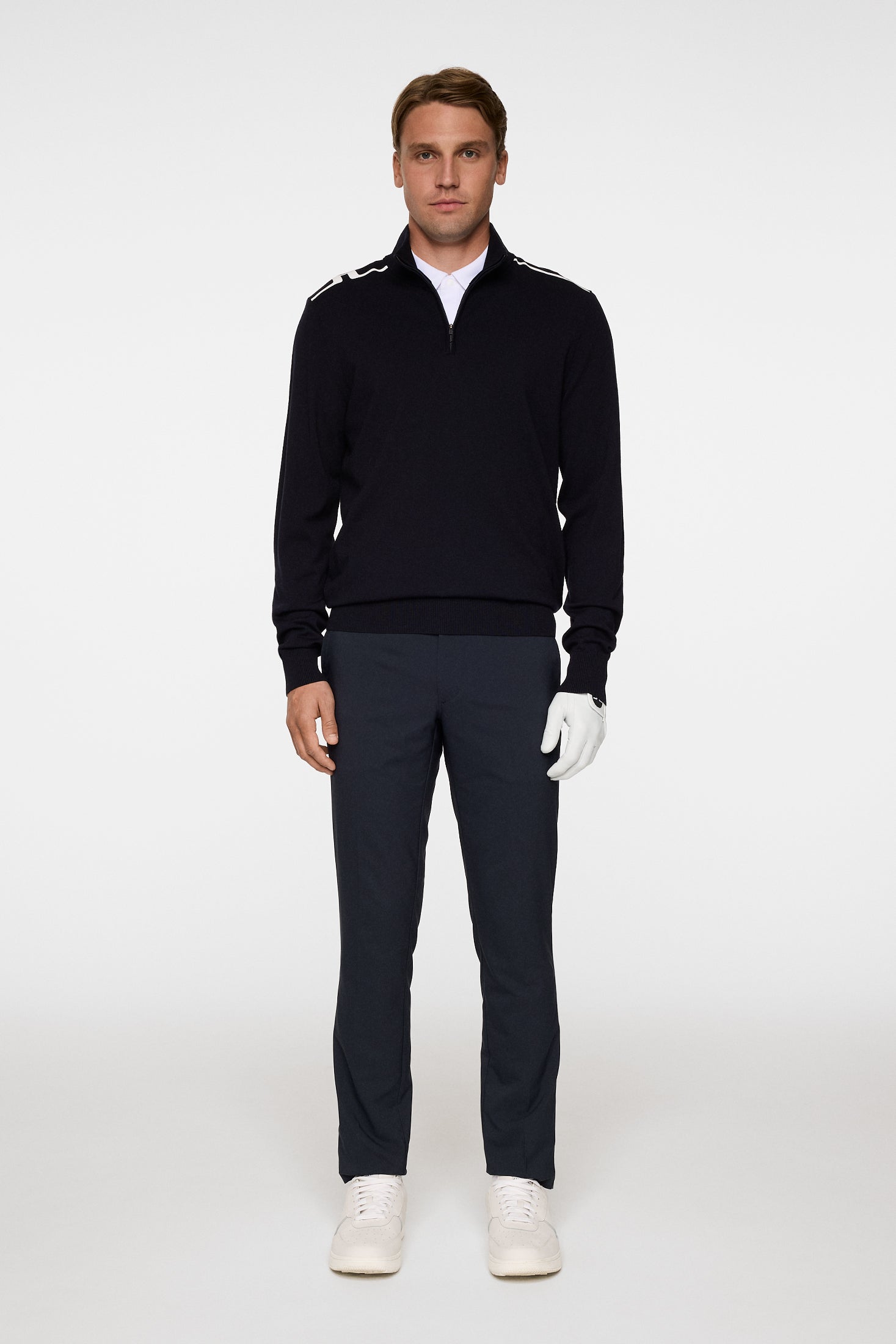 Mac Knitted Zip Sweater / JL Navy | J.Lindeberg Official