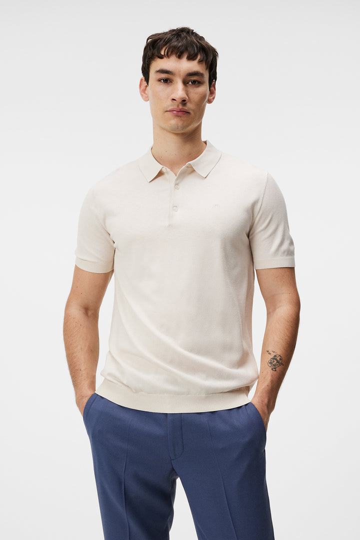 Ridge Rayon Silk Polo / Moonbeam – J.Lindeberg