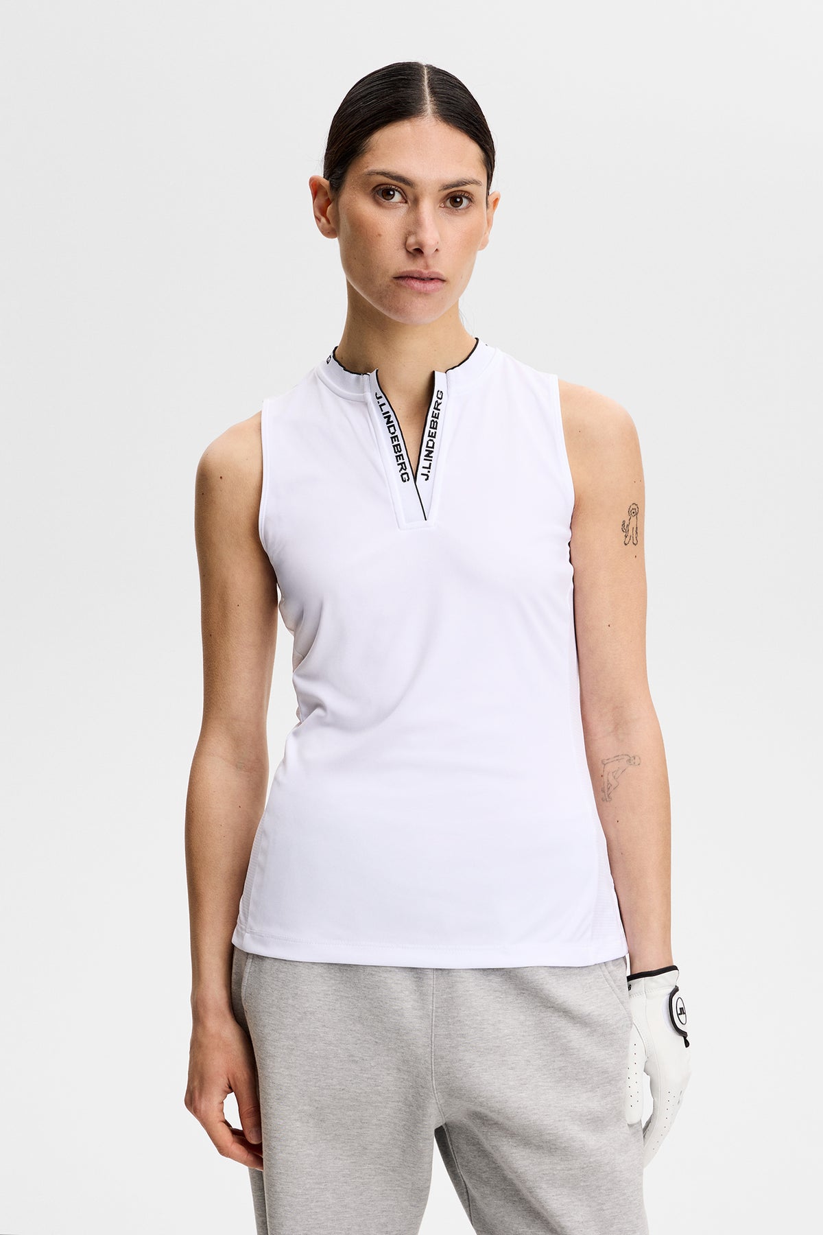 Leya Sleeveless Top / White – J.Lindeberg