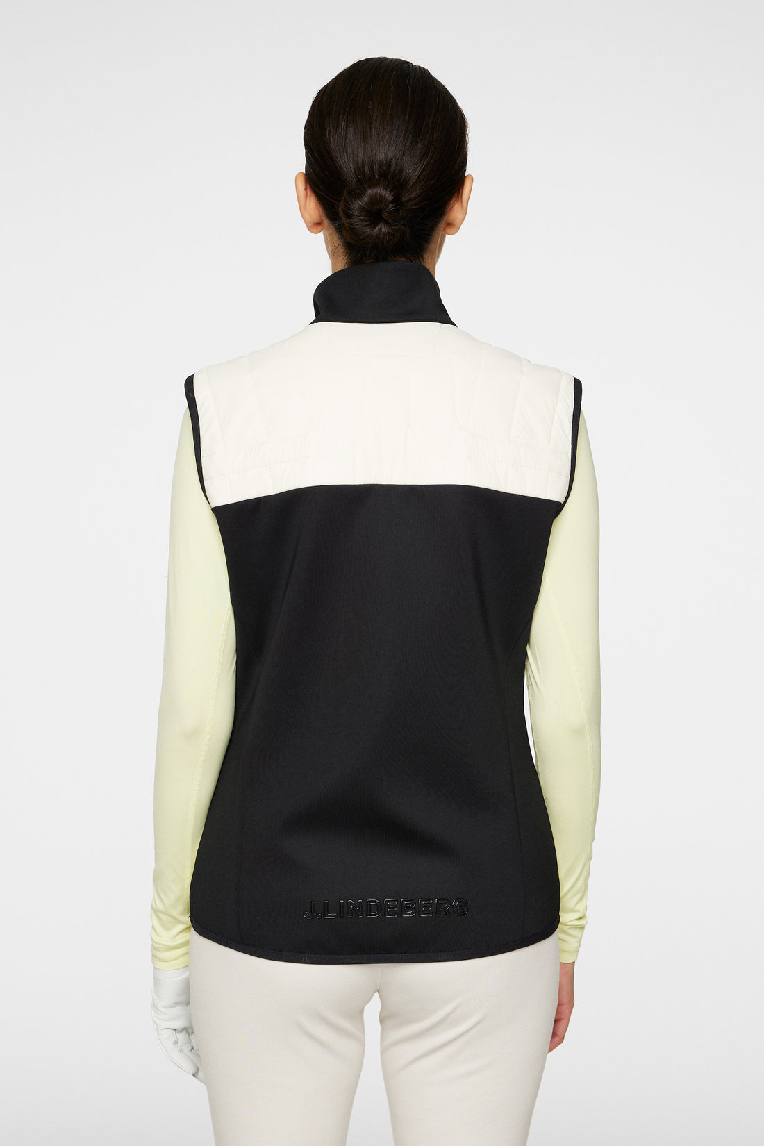 Holma Quilt Hybrid Vest / Whisper White – J.Lindeberg