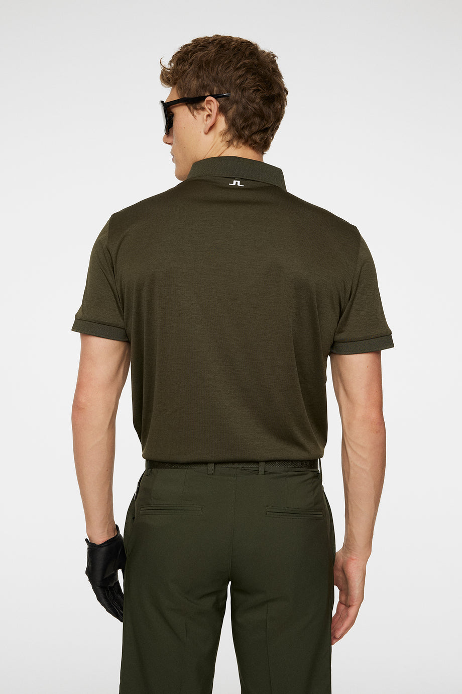 Tour Tech Reg Fit Polo / Forest Green Melange – J.Lindeberg