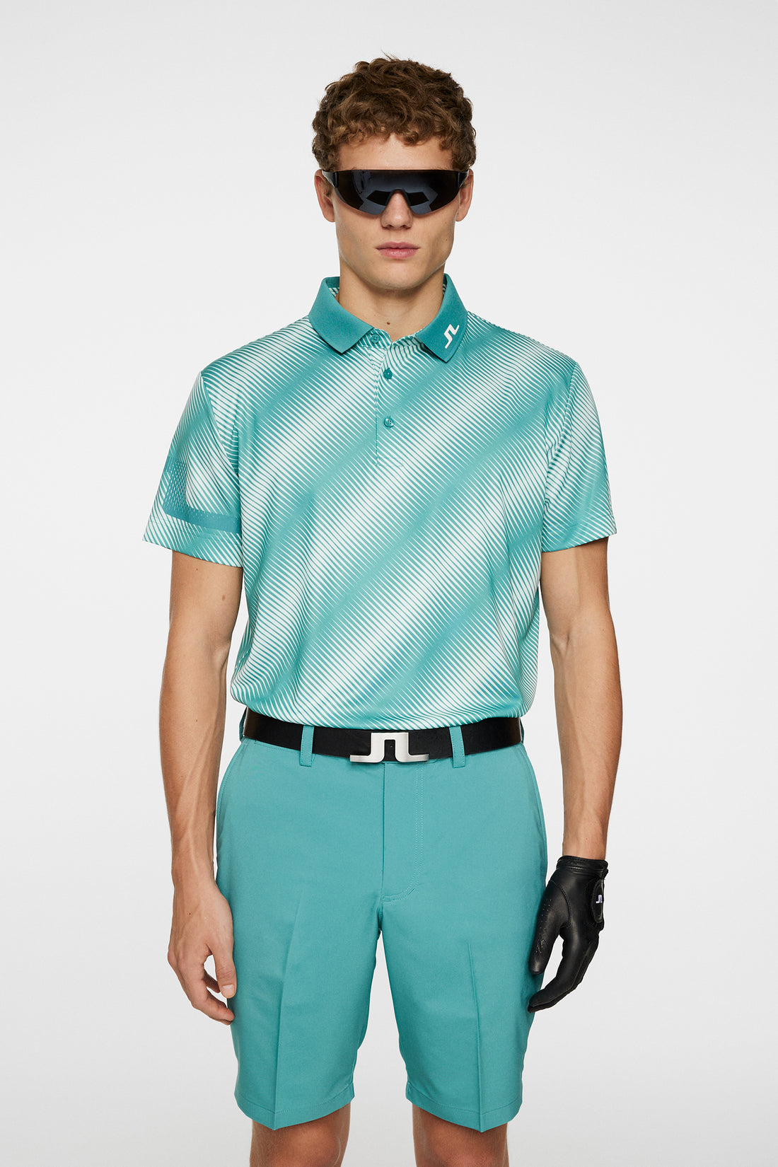 Heath Print Polo / Comb Teal M – J.Lindeberg