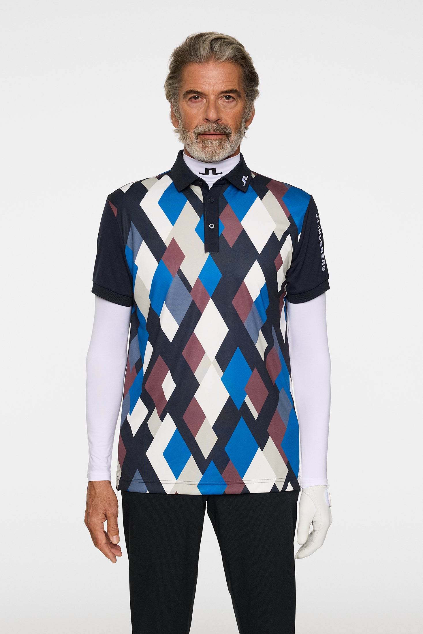 Tour Tech Print Polo / BOLD 1 - JL NAVY – J.Lindeberg EU