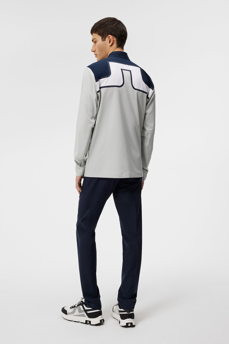 Jeff Hybrid Jacket / Light Grey Melange – J.Lindeberg