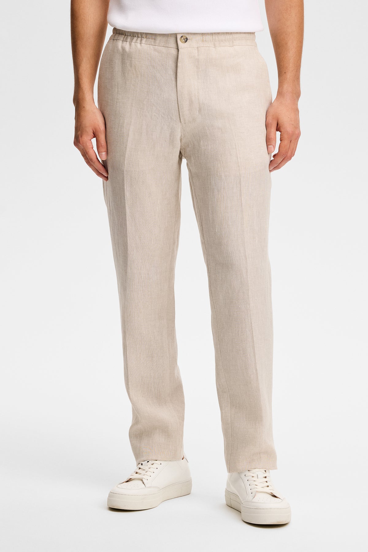 Soren Drape Linen Pants / Moonbeam – J.Lindeberg