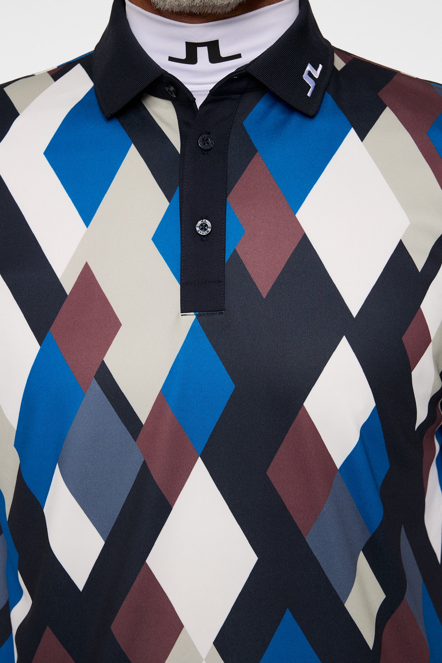 Tour Tech Print Polo / BOLD 1 - JL NAVY – J.Lindeberg EU