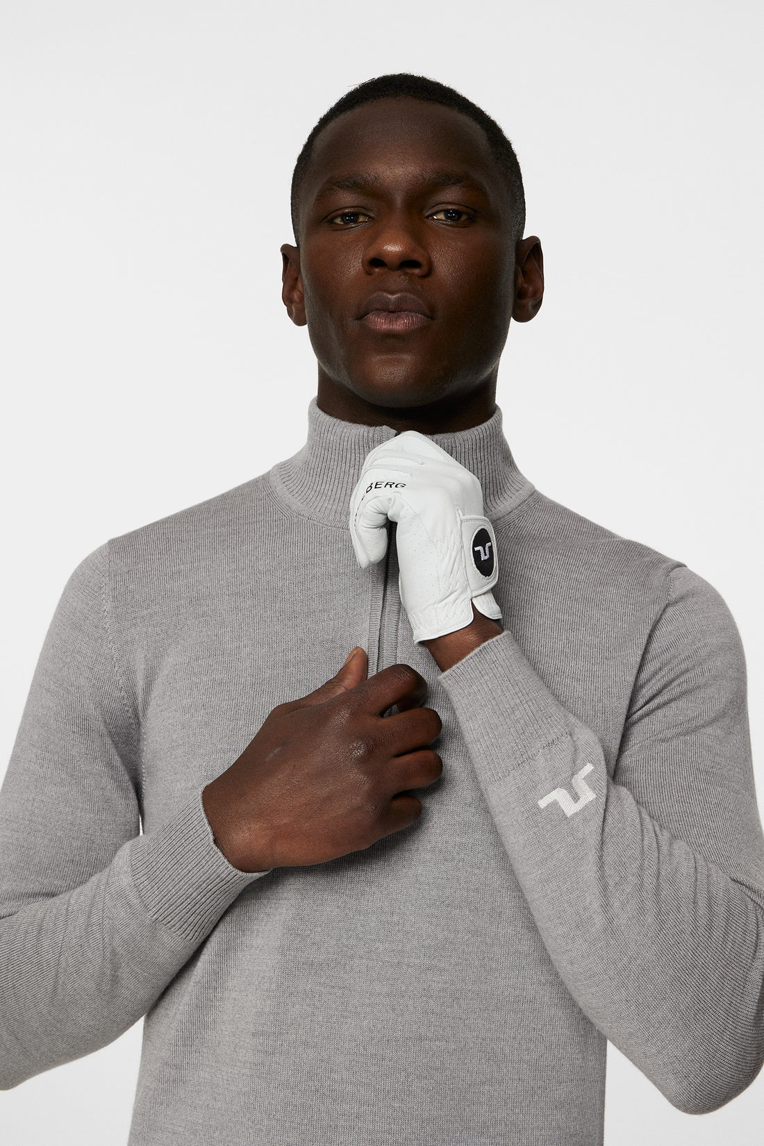 Kian Knitted Sweater / Grey Melange – J.Lindeberg