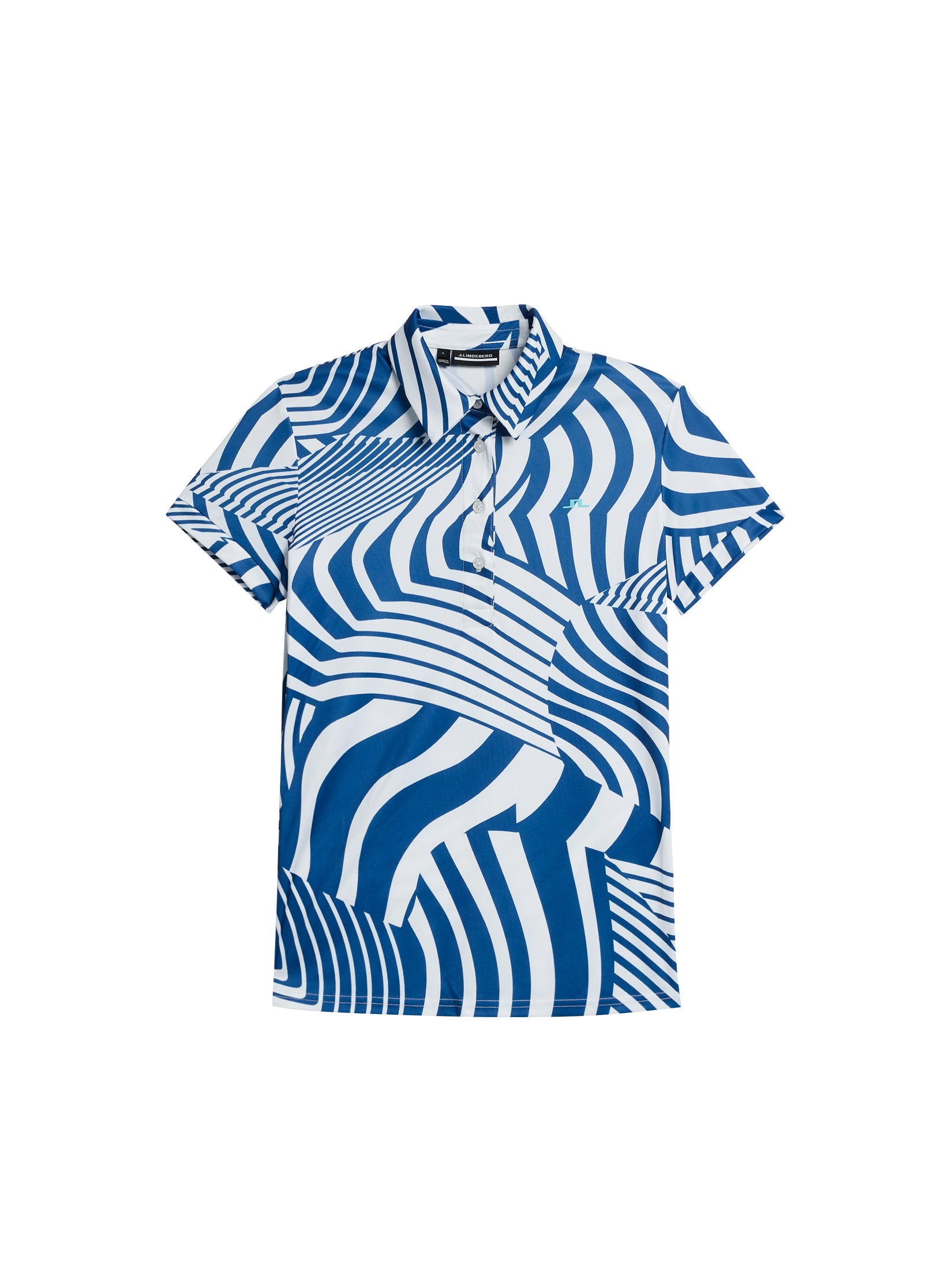 Hailey Print Polo / Dazzle Wave Estate – J.Lindeberg