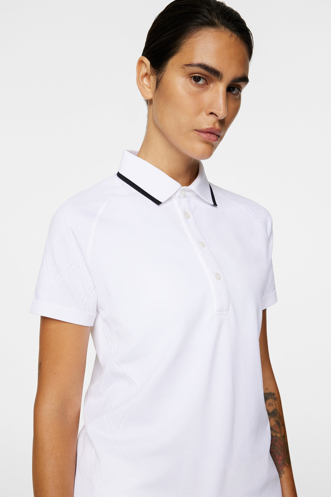 Baily seamless Polo / White – J.Lindeberg